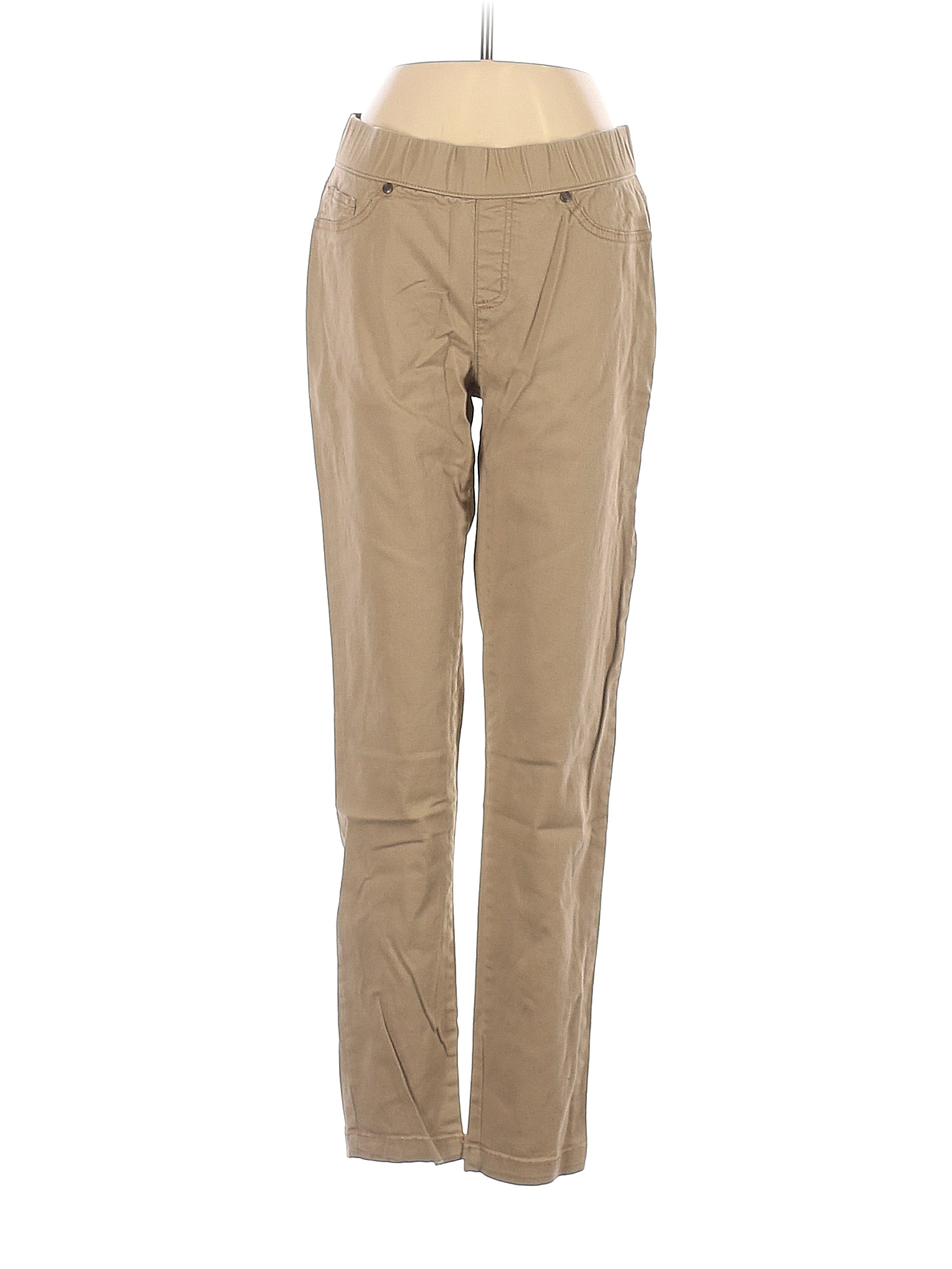 Faded Glory Solid Colored Tan Khakis Size 6 - 79% off | thredUP