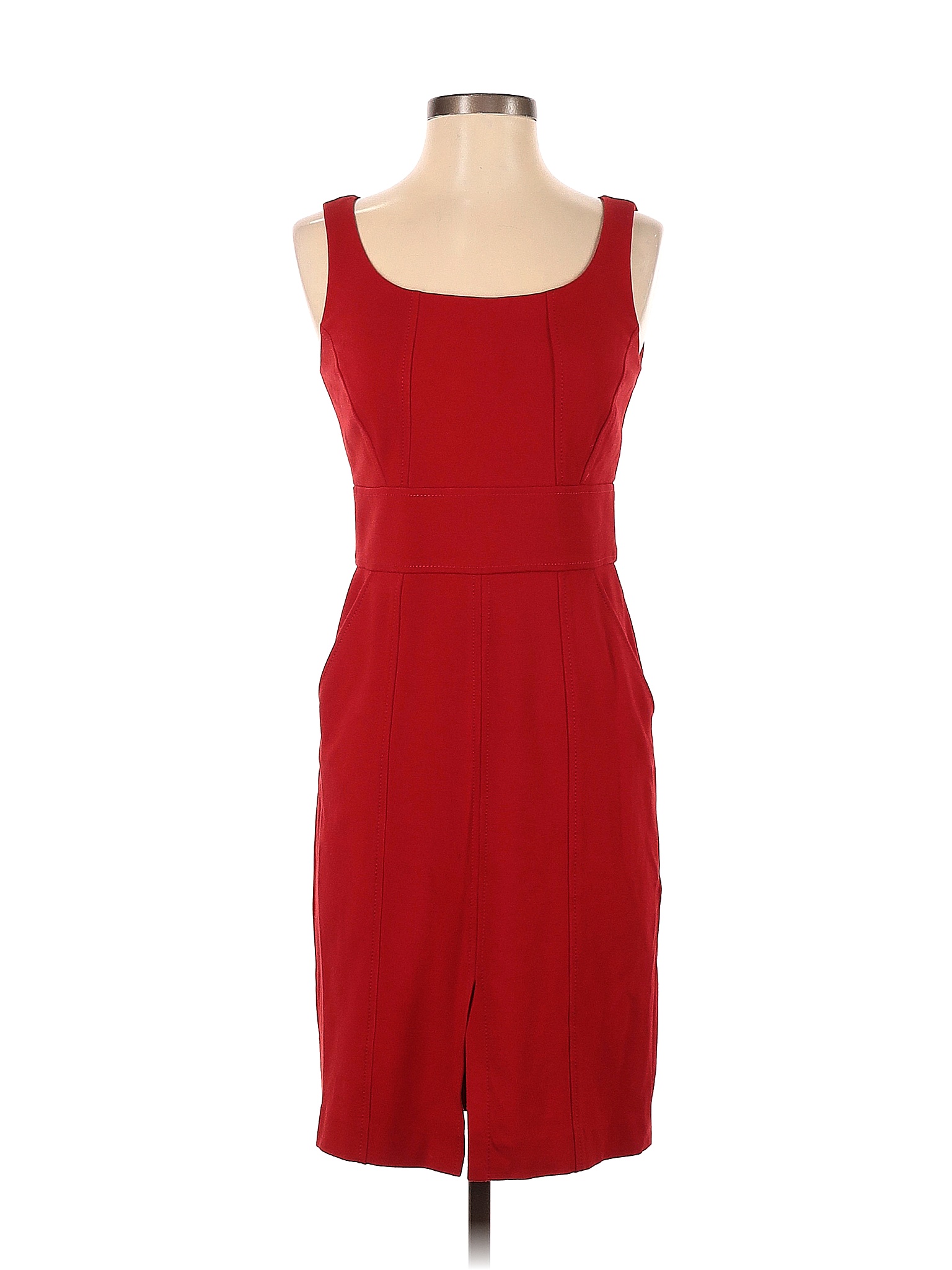 Ann Taylor Solid Red Casual Dress Size 0 92 Off Thredup