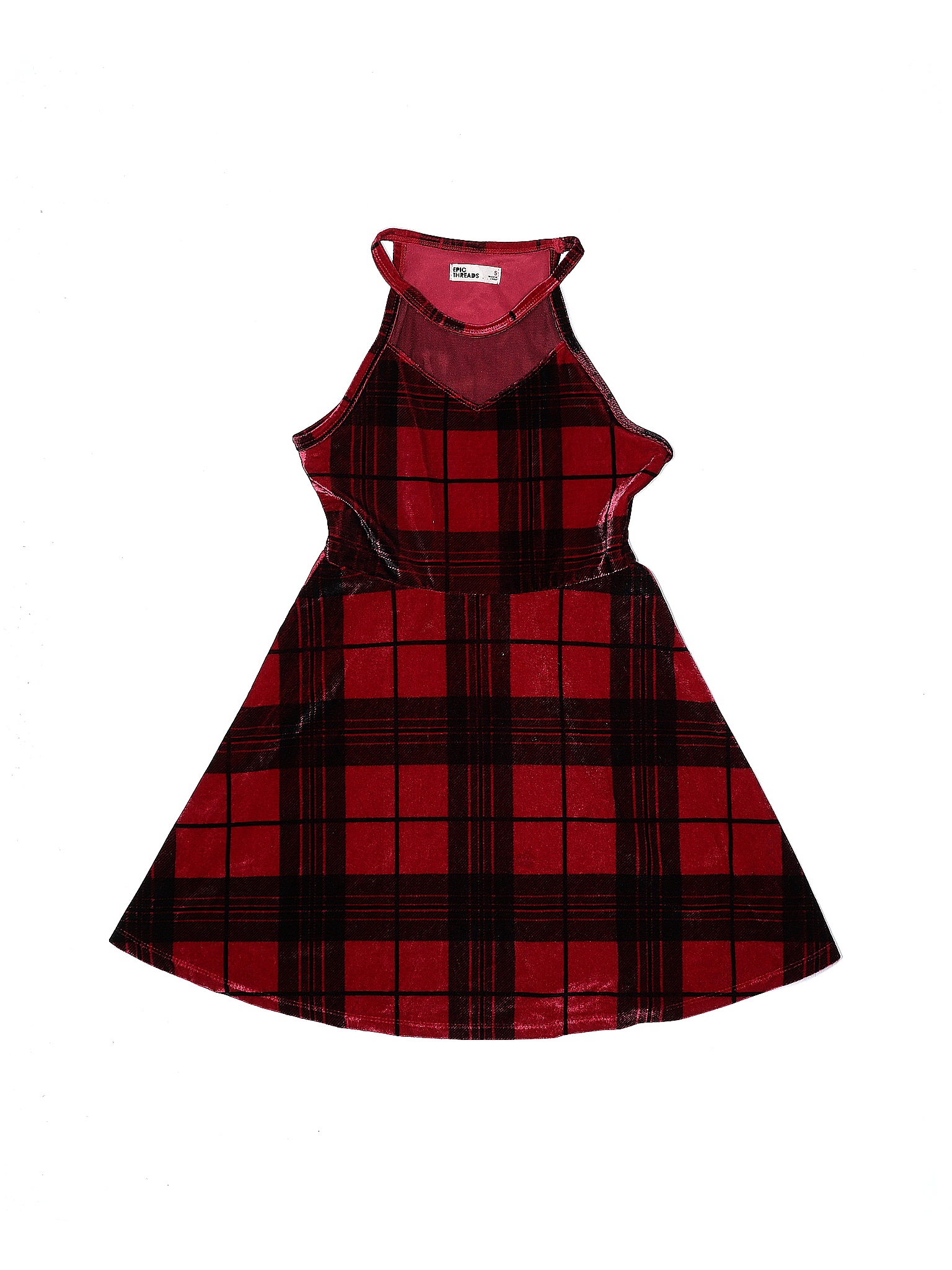 Epic Threads Checkered-gingham Red Dress Size S (Kids) - 70% off | thredUP