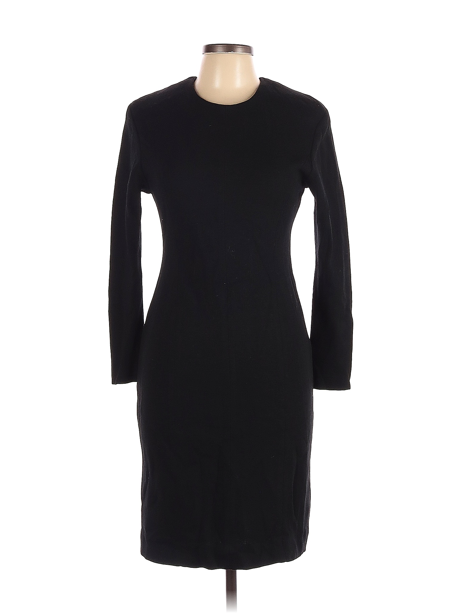 Assorted Brands Solid Black Casual Dress Size 42 (FR) - 68% off | thredUP