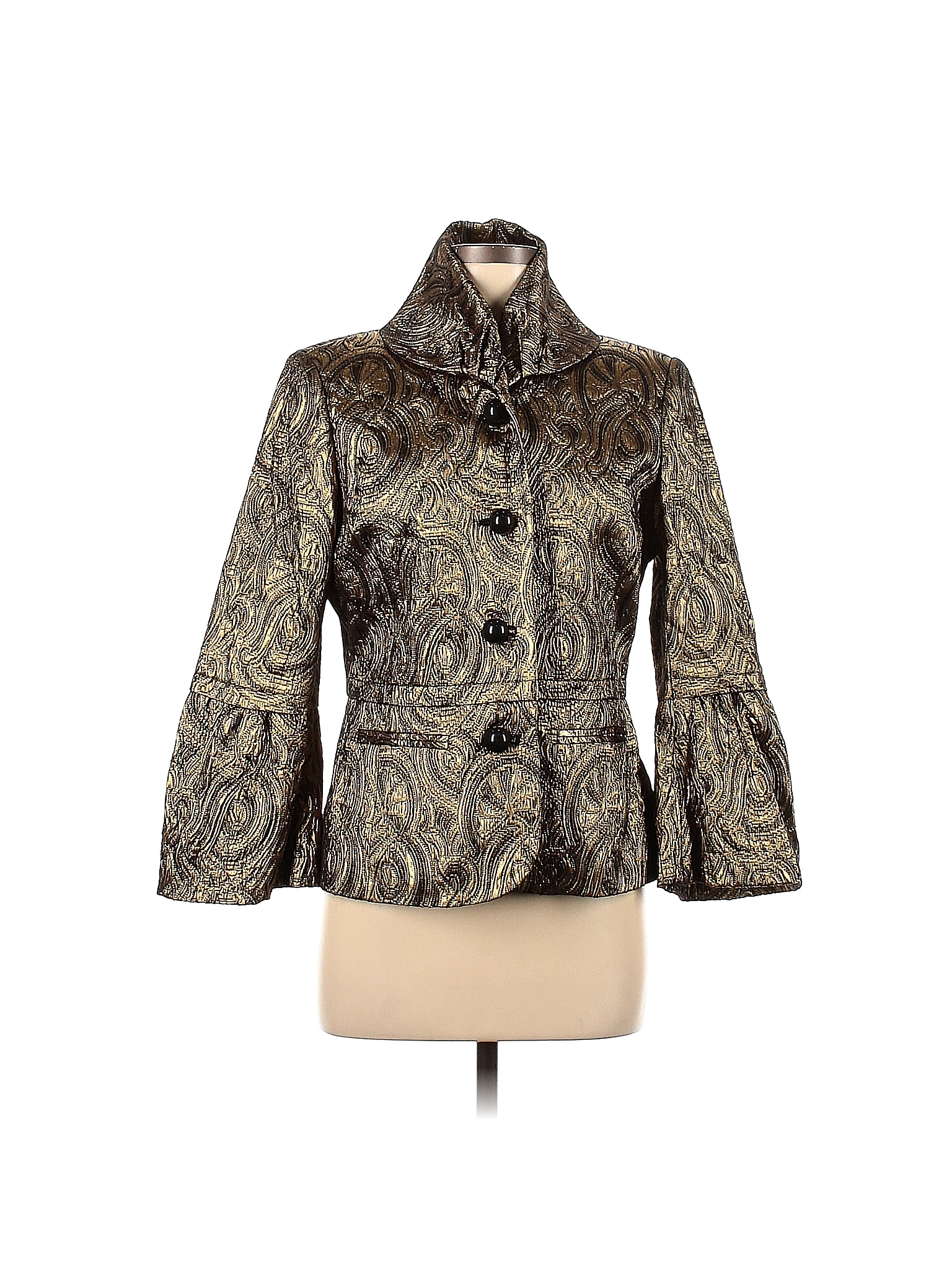 Carlisle Paisley Gold Jacket Size 8 - 87% off | thredUP