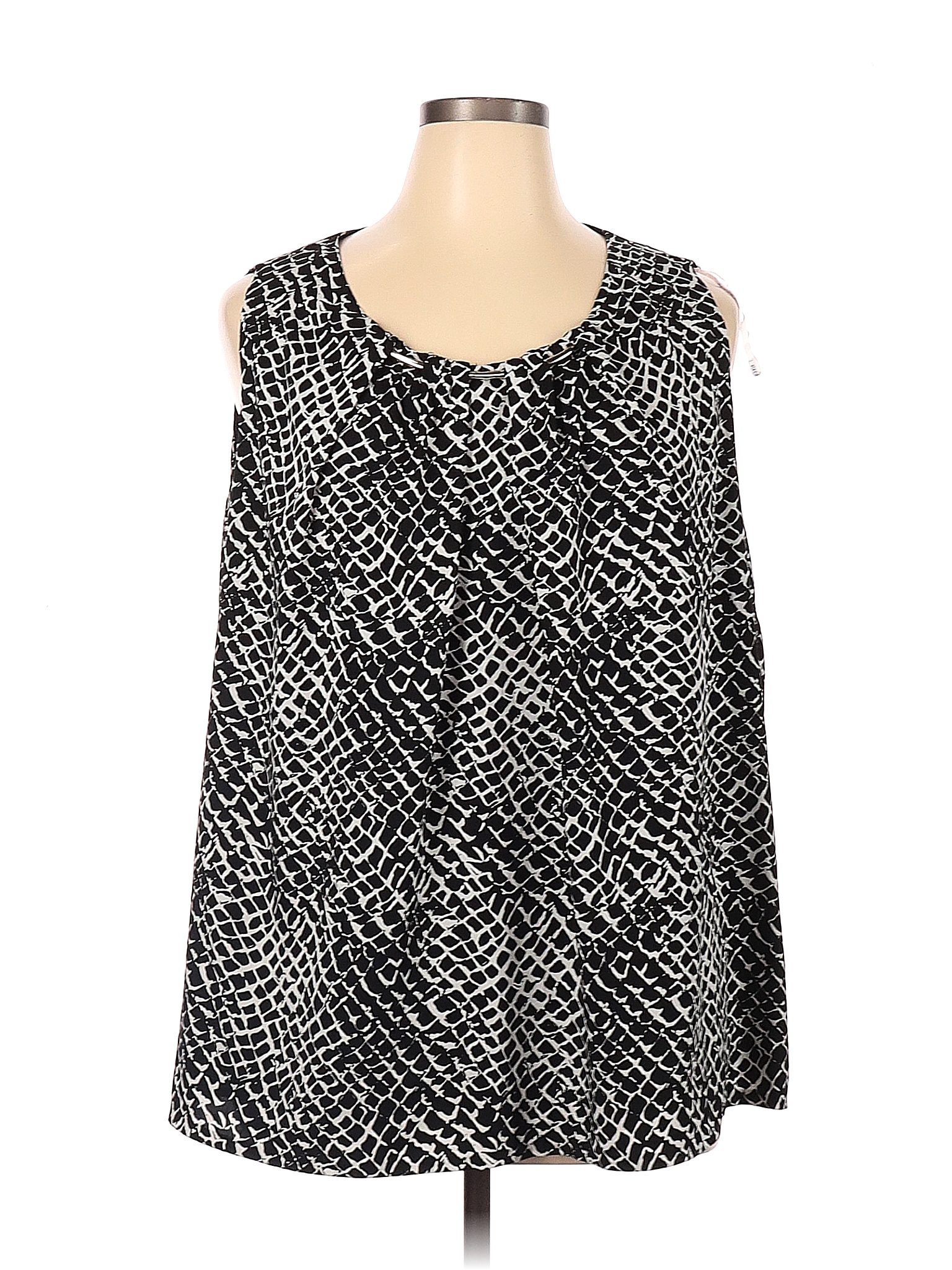 Peter Nygard Black Sleeveless Blouse Size XL - 77% off | thredUP