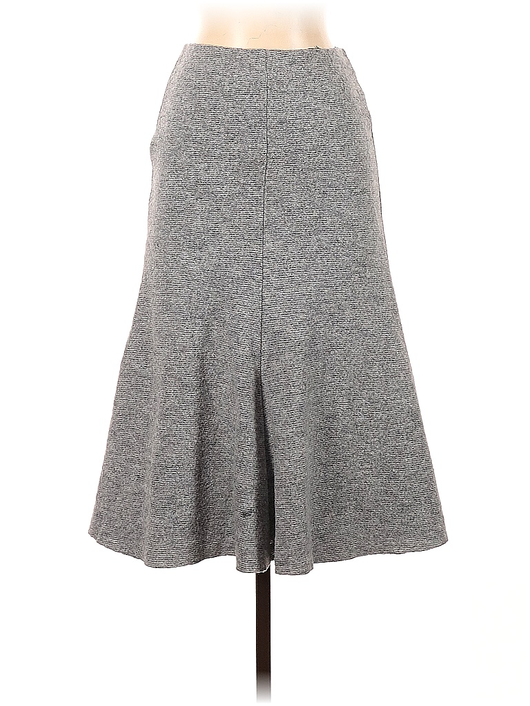 Nicholas Marled Gray Wool Skirt Size 2 - 88% off | thredUP