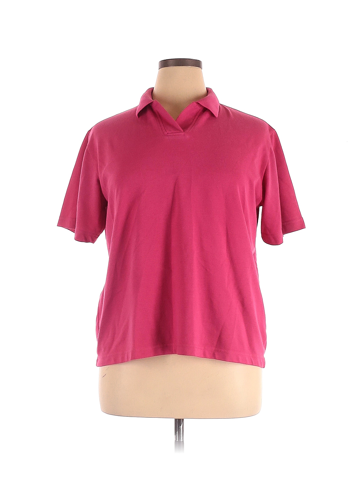 Cabin Creek Solid Pink Short Sleeve Polo Size Xl 63 Off Thredup