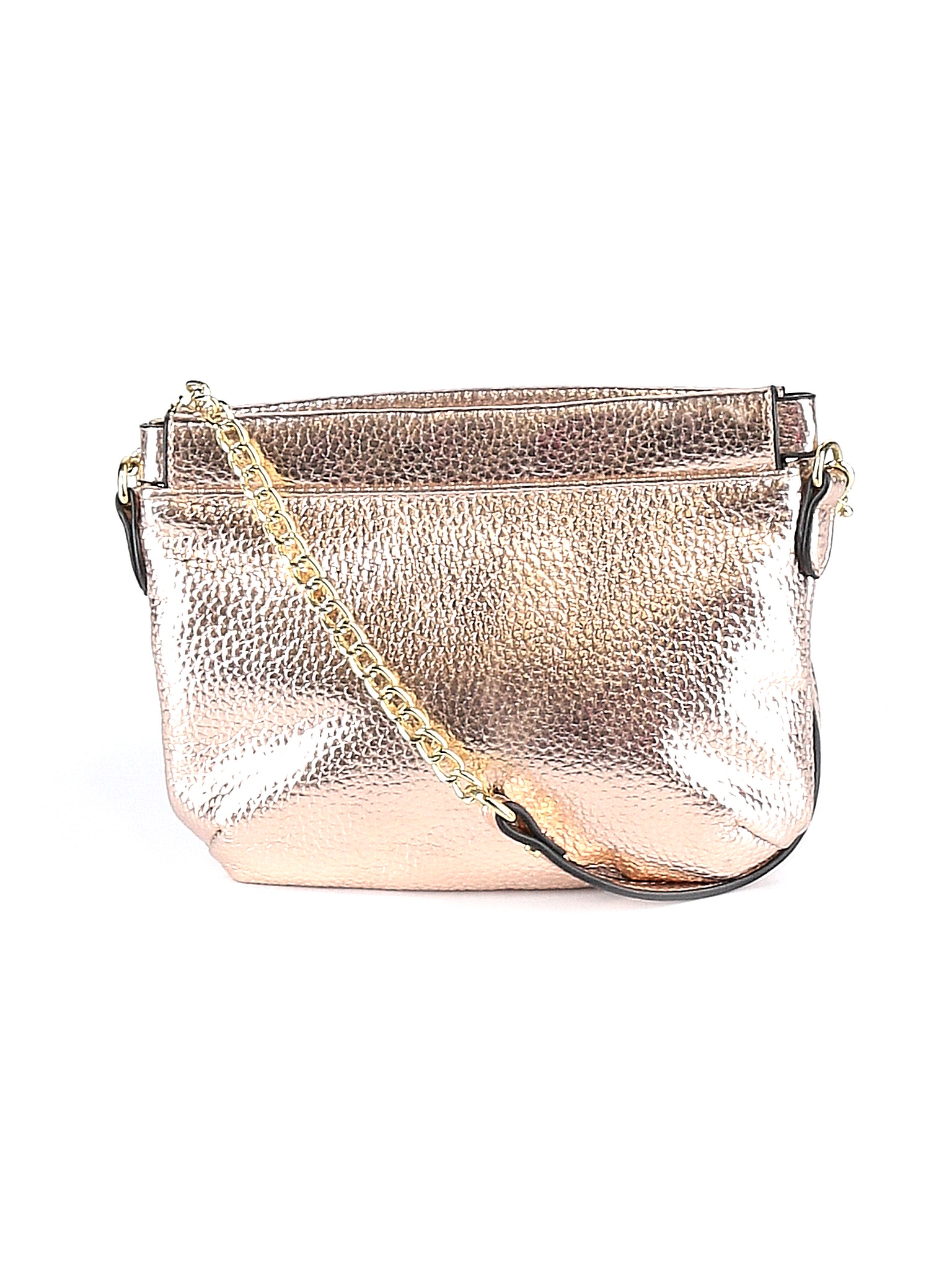 A New Day Solid Metallic Pink Crossbody Bag One Size - 56% off | thredUP