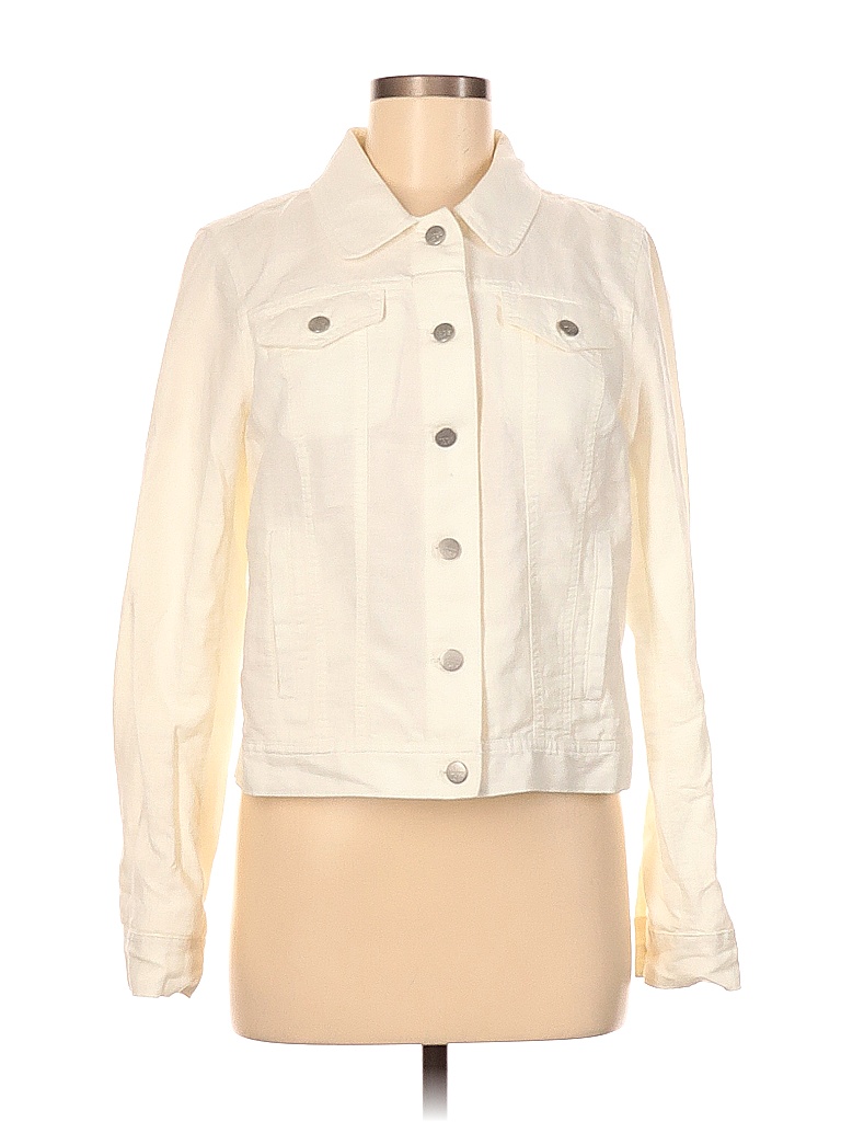 Ann Taylor LOFT Ivory Jacket Size M - 77% off | ThredUp