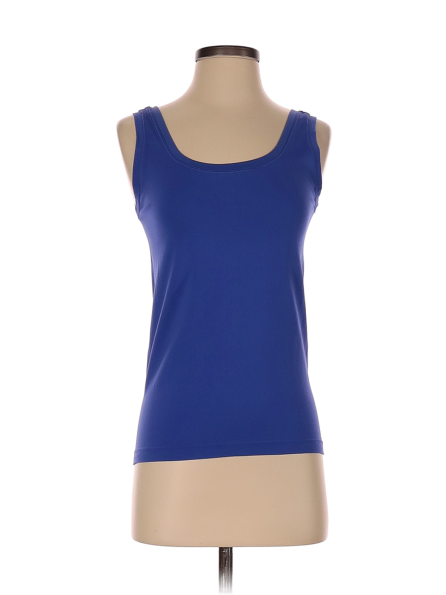 White House Black Market Solid Blue Tank Top Size M - 52% off | thredUP