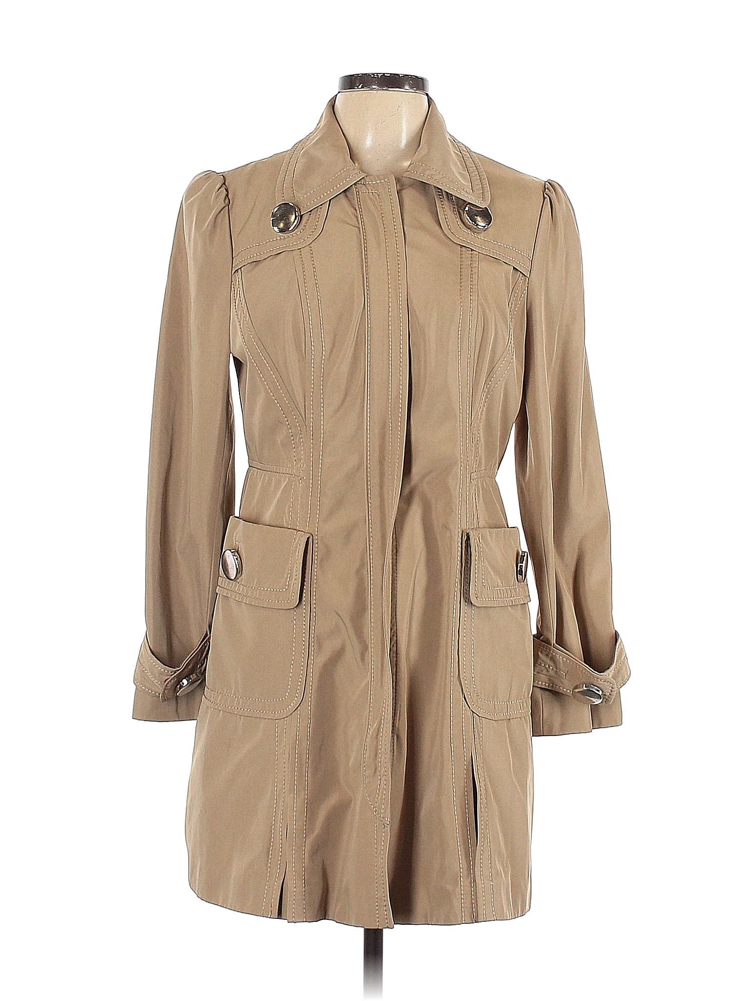 Nygard Collection 100% Polyester Solid Tan Jacket Size 10 - 76% off ...