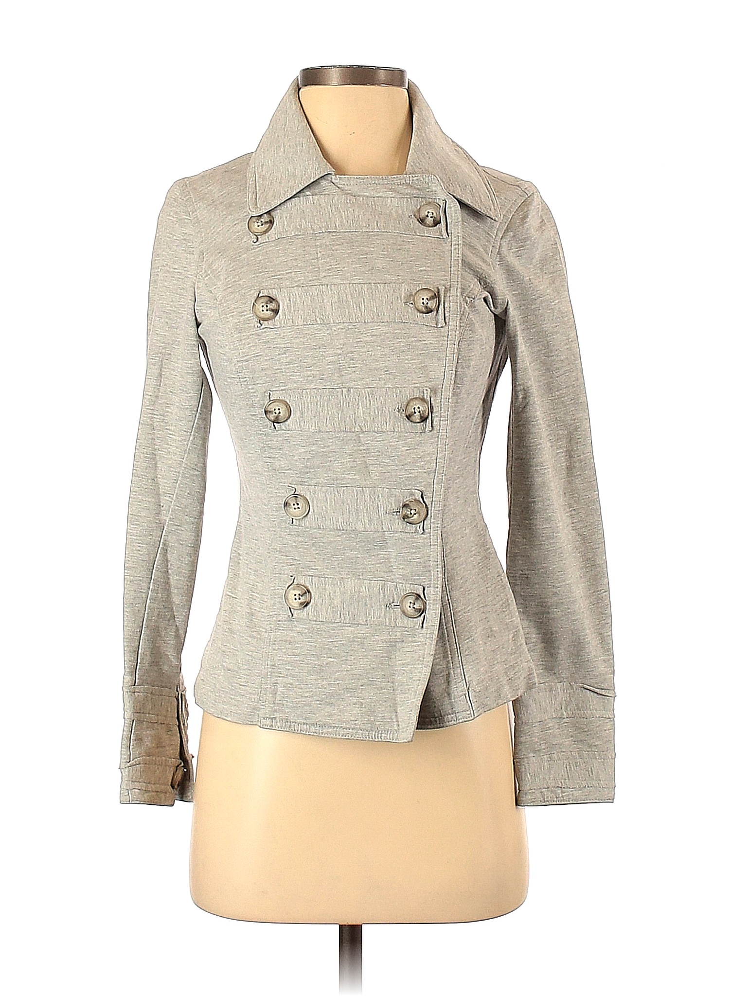 CAbi Solid Gray Jacket Size XS - 96% off | thredUP