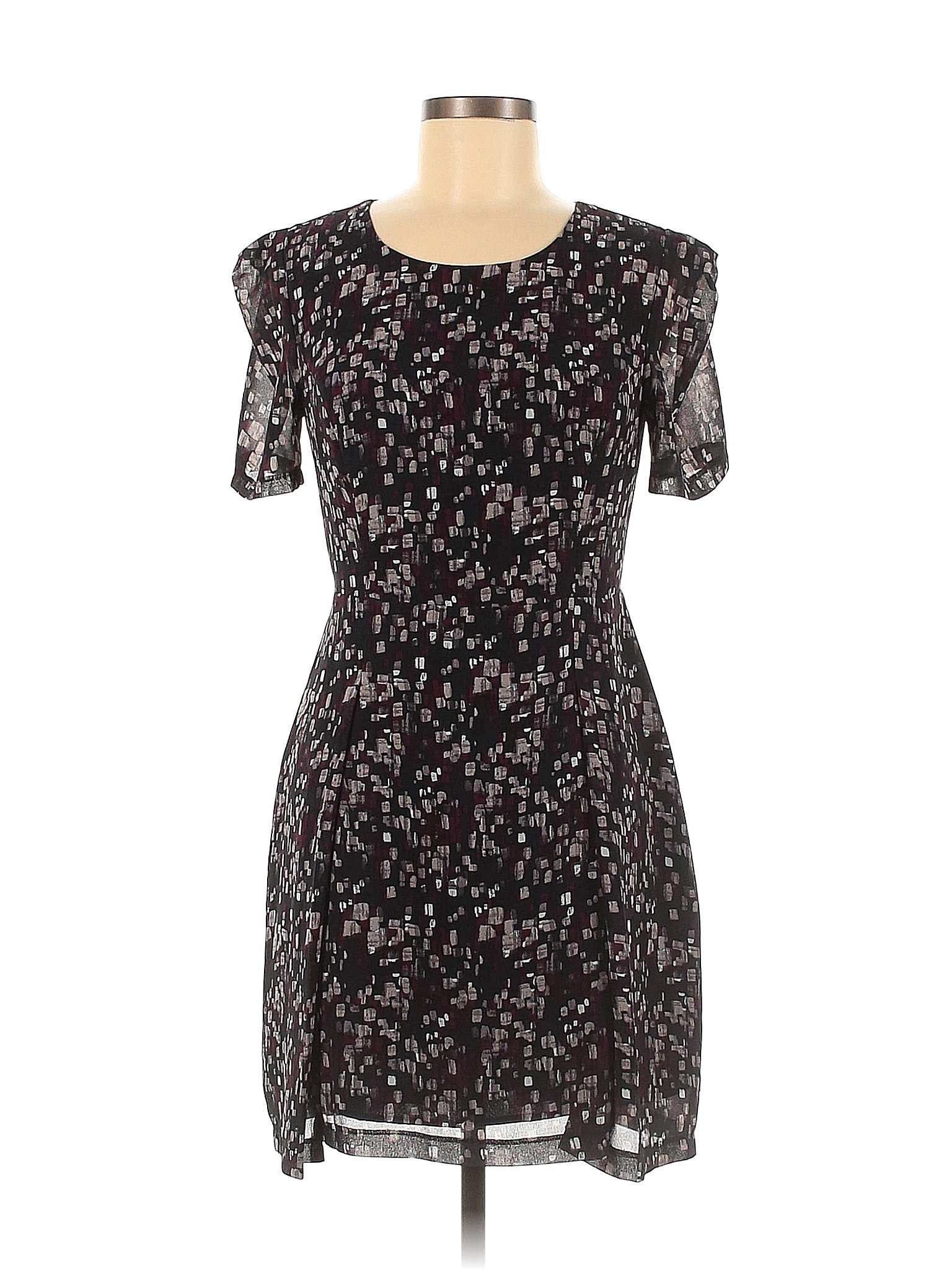 Forever 21 Contemporary 100 Polyester Black Casual Dress Size S 64