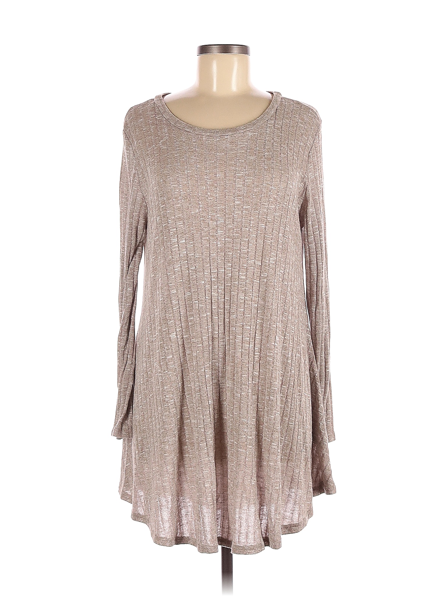 Jodifl Solid Tan Casual Dress Size M - 84% off | thredUP