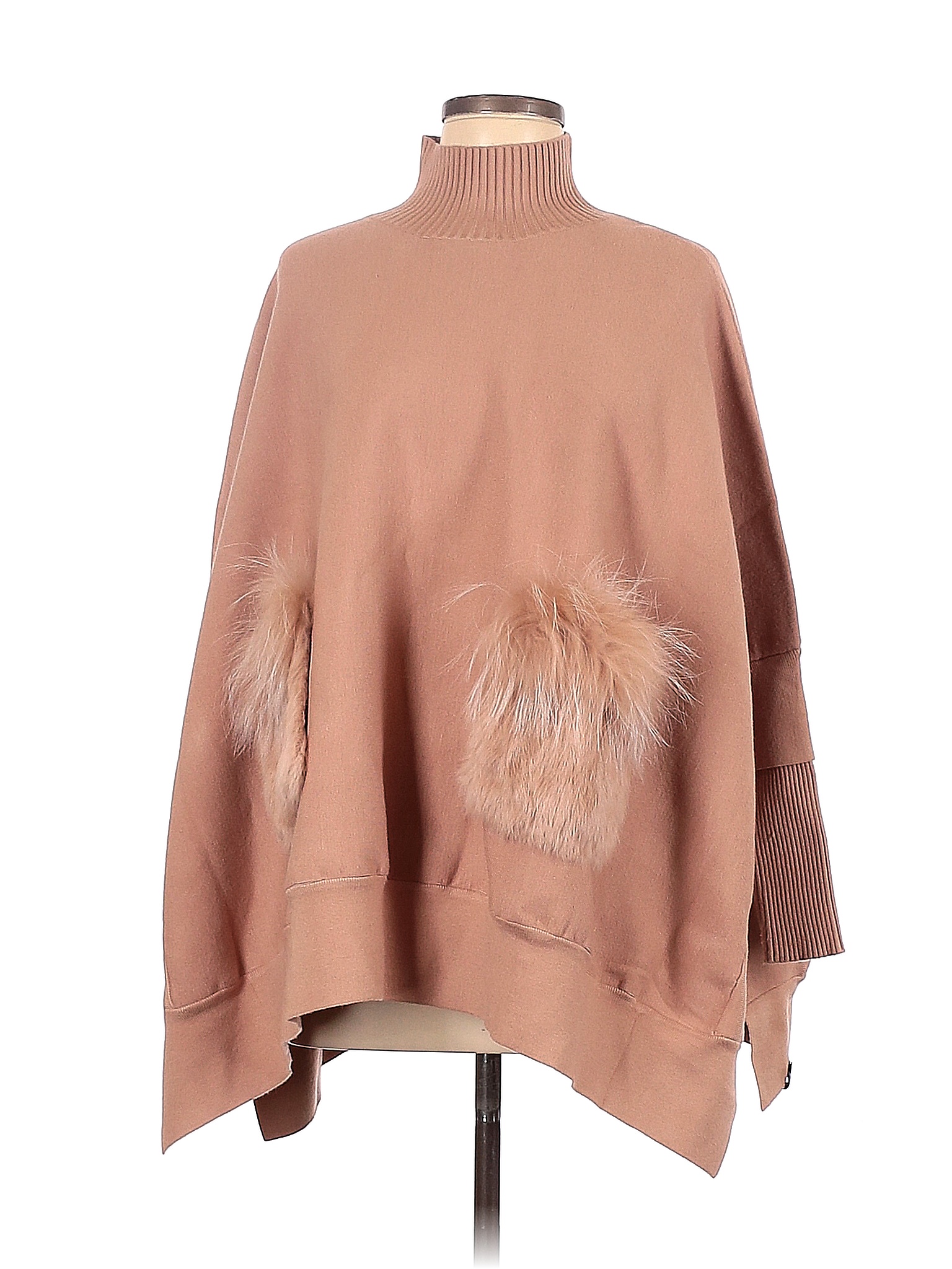 Rudsak 100% Cotton Solid Brown Tan Poncho Size XS - Sm - 86% off | thredUP