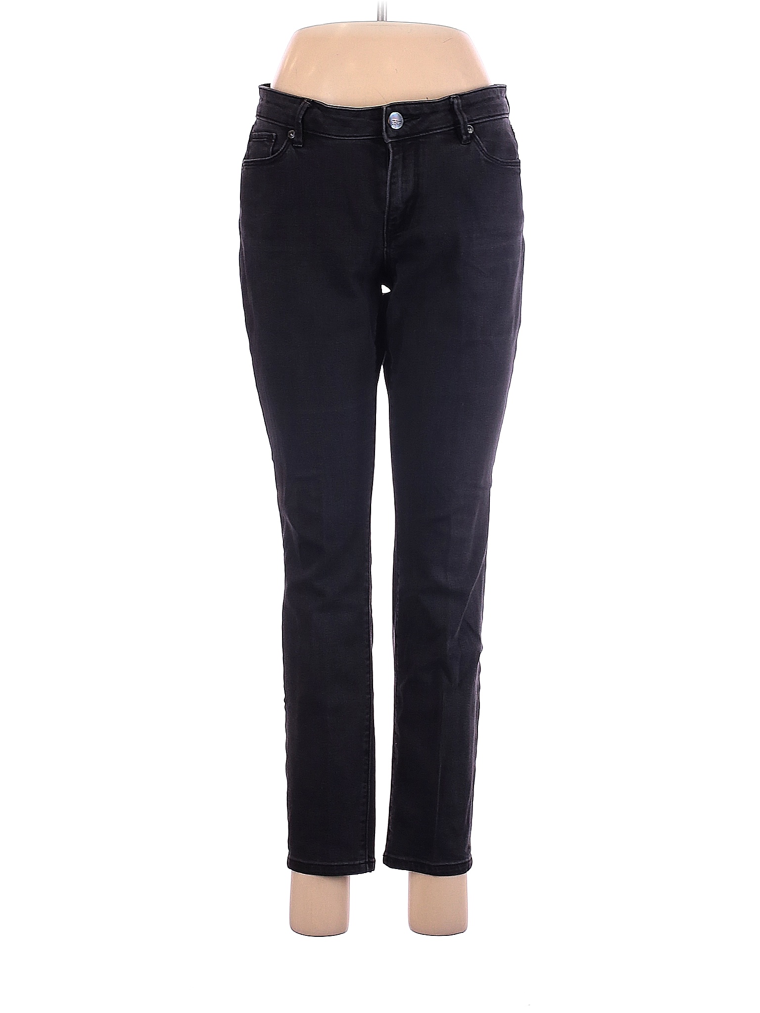 Ann Taylor LOFT Solid Black Jeans 29 Waist - 90% off | thredUP