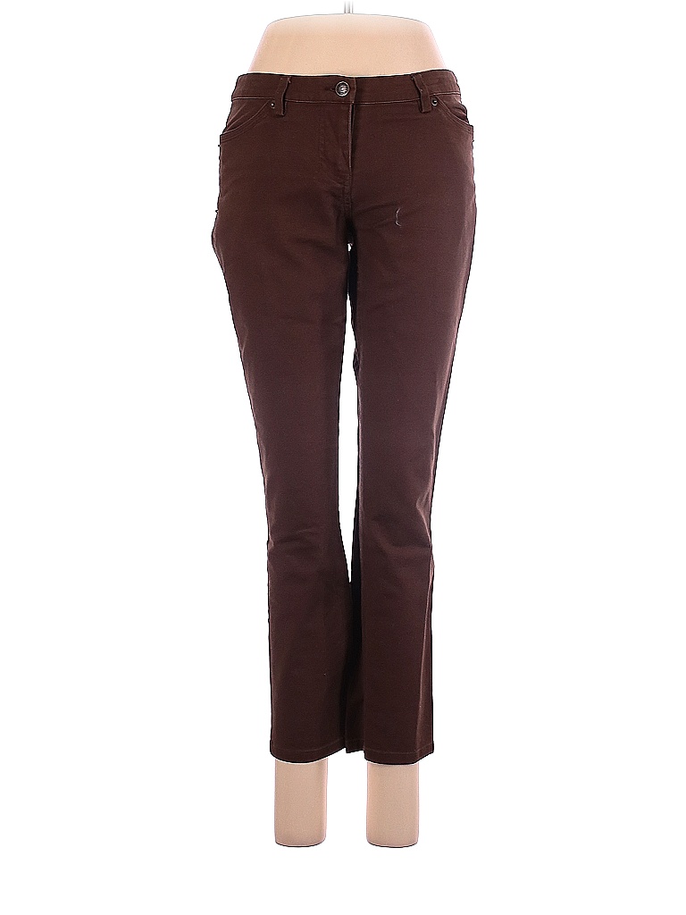 ECI Solid Colored Brown Jeans Size 2 - 88% off | thredUP