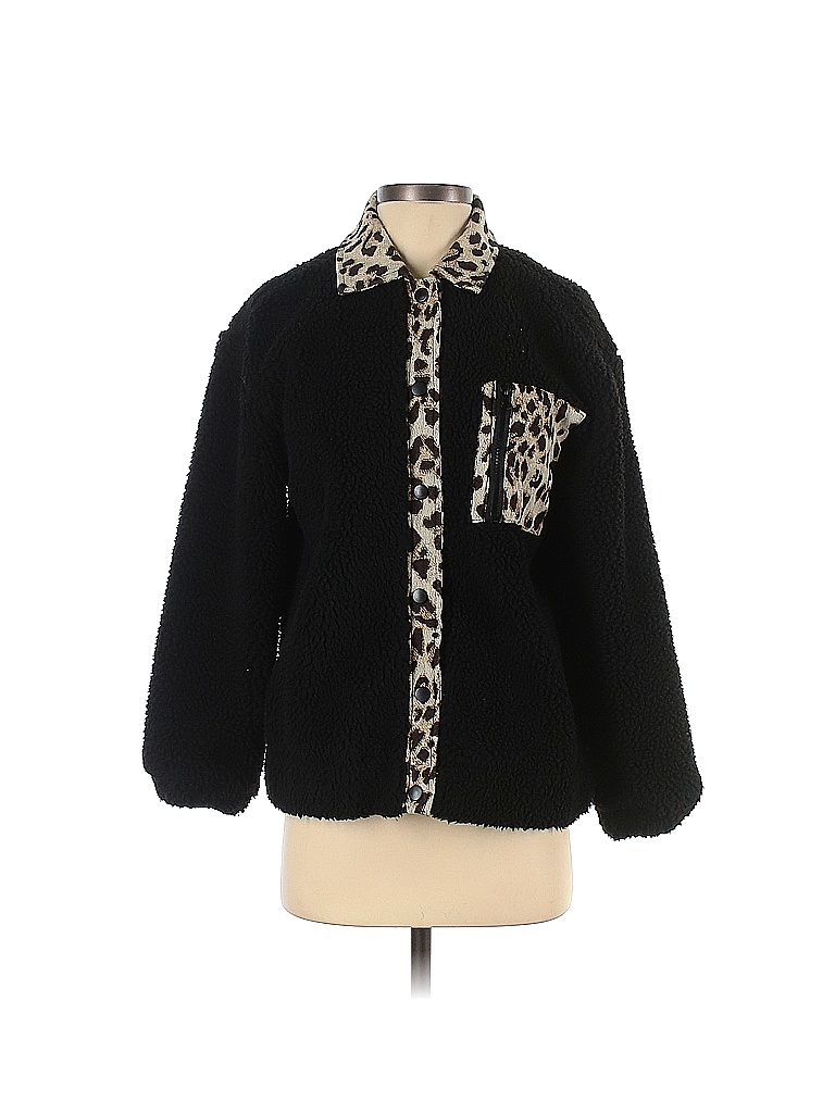 Louna 100% Polyester Solid Animal Print Leopard Print Black Leopard ...
