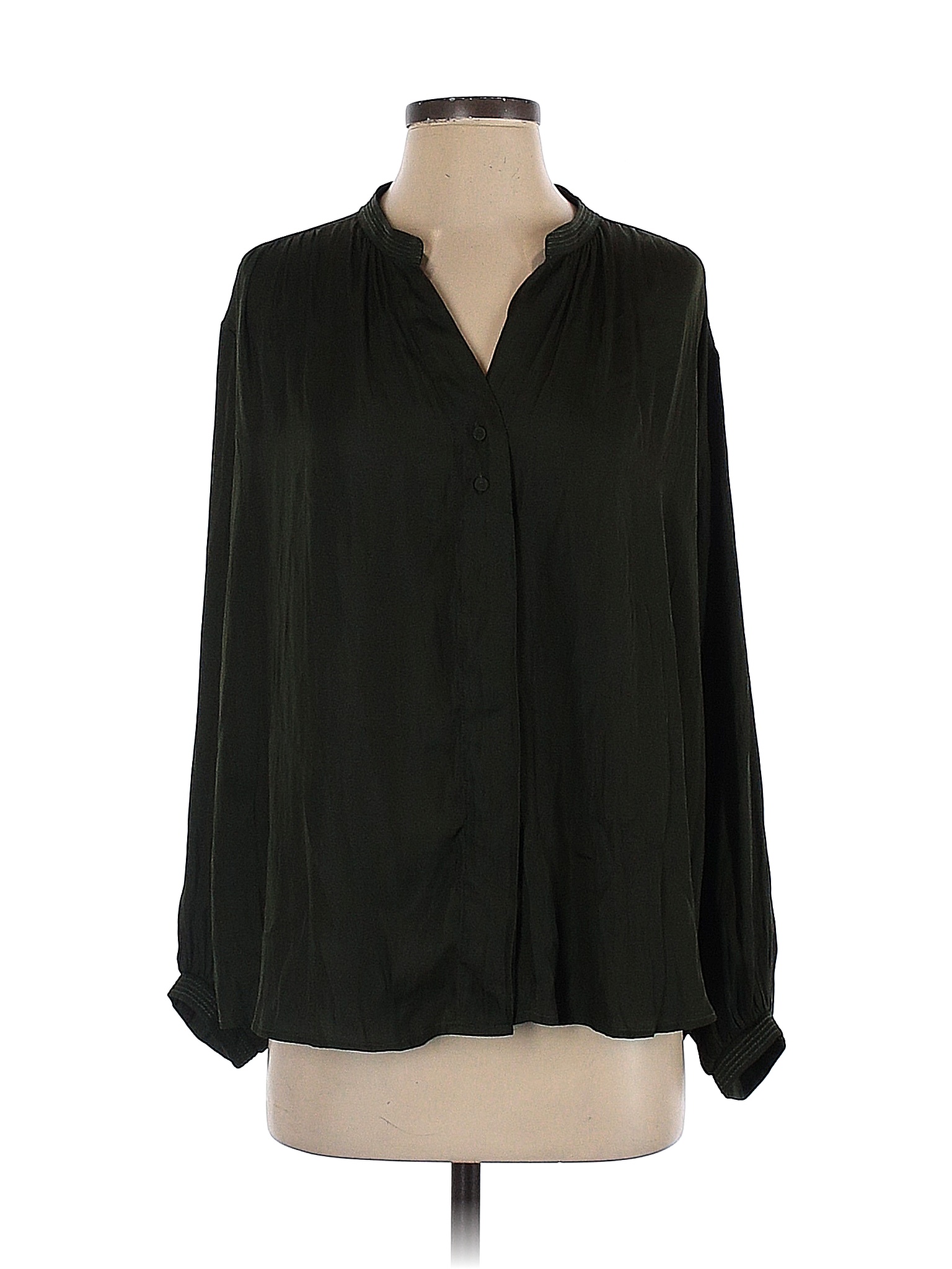Grade And Gather 100 Polyester Polka Dots Colored Green Long Sleeve