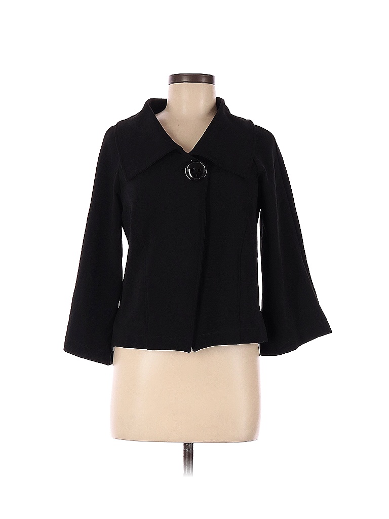 Notations Solid Black Jacket Size M - 75% off | thredUP