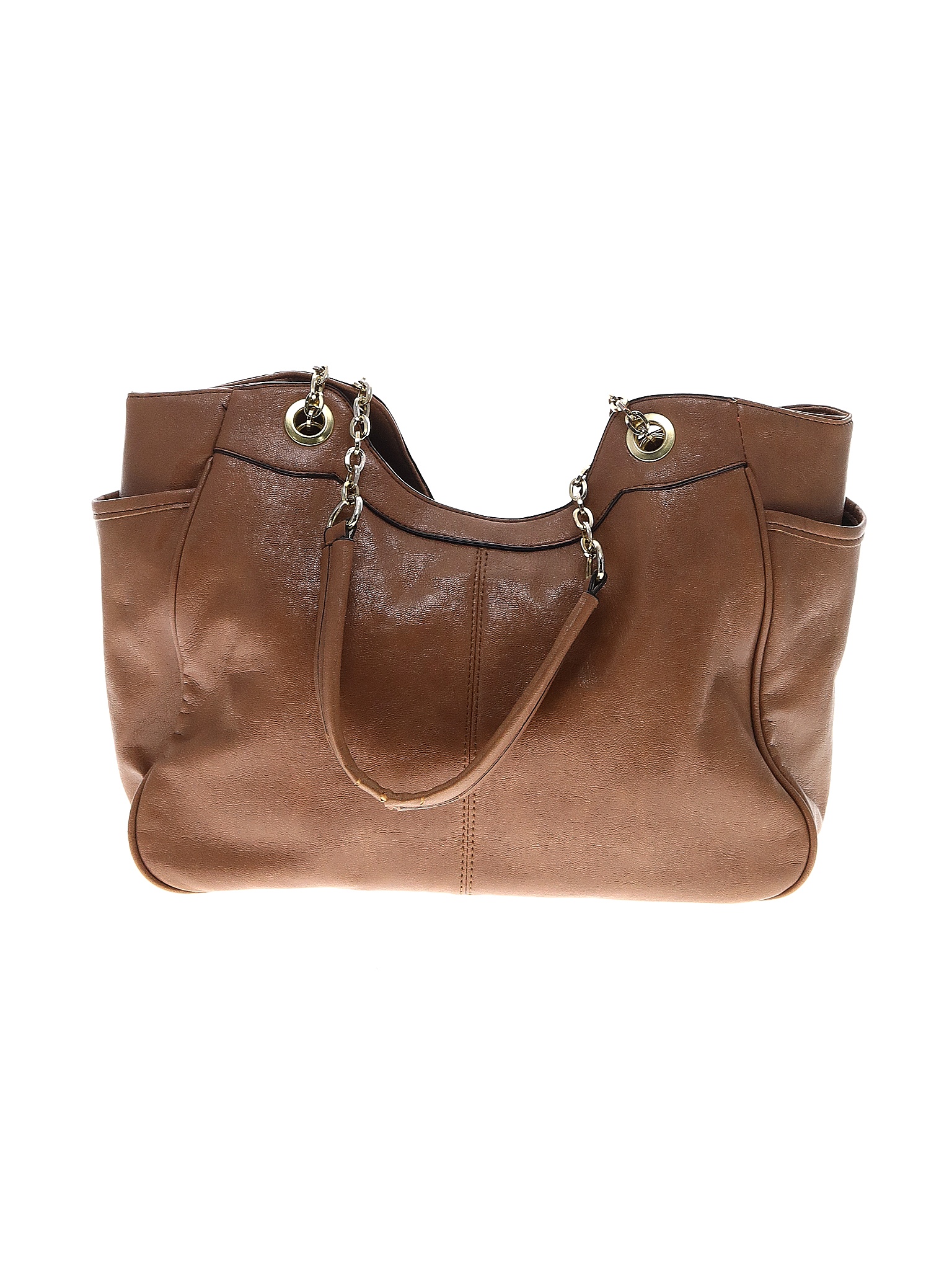 Assorted Brands Solid Brown Tan Shoulder Bag One Size - 65% off | thredUP