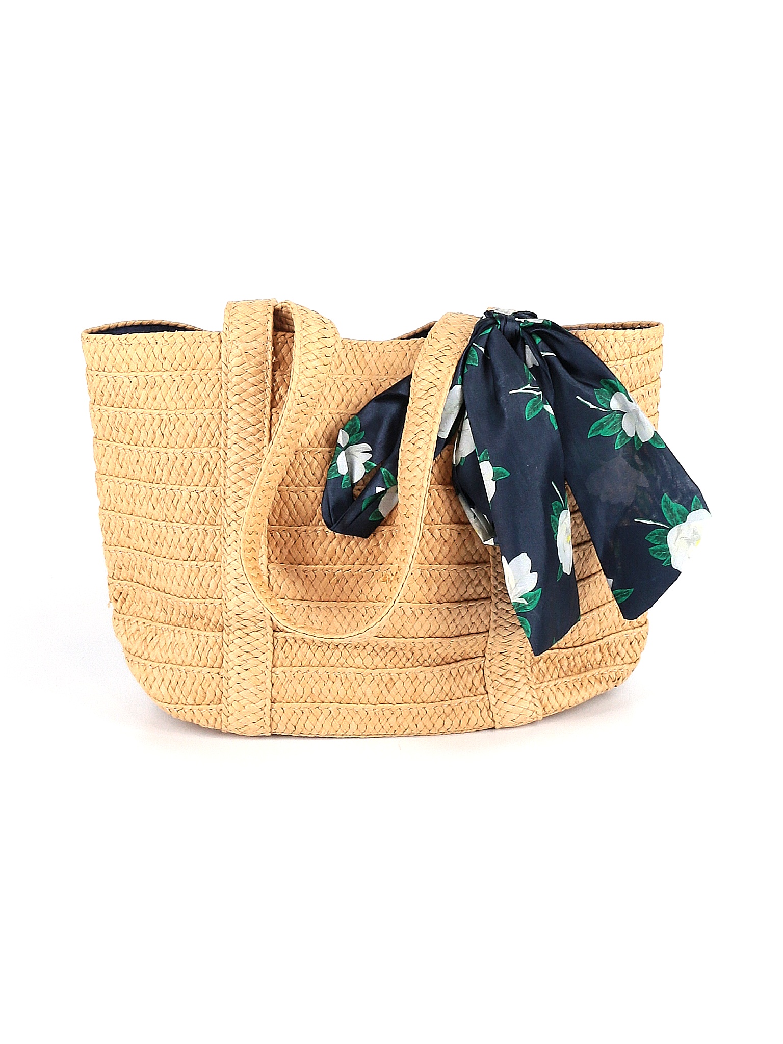 Draper James Blue Tan Tote One Size - 75% off | thredUP