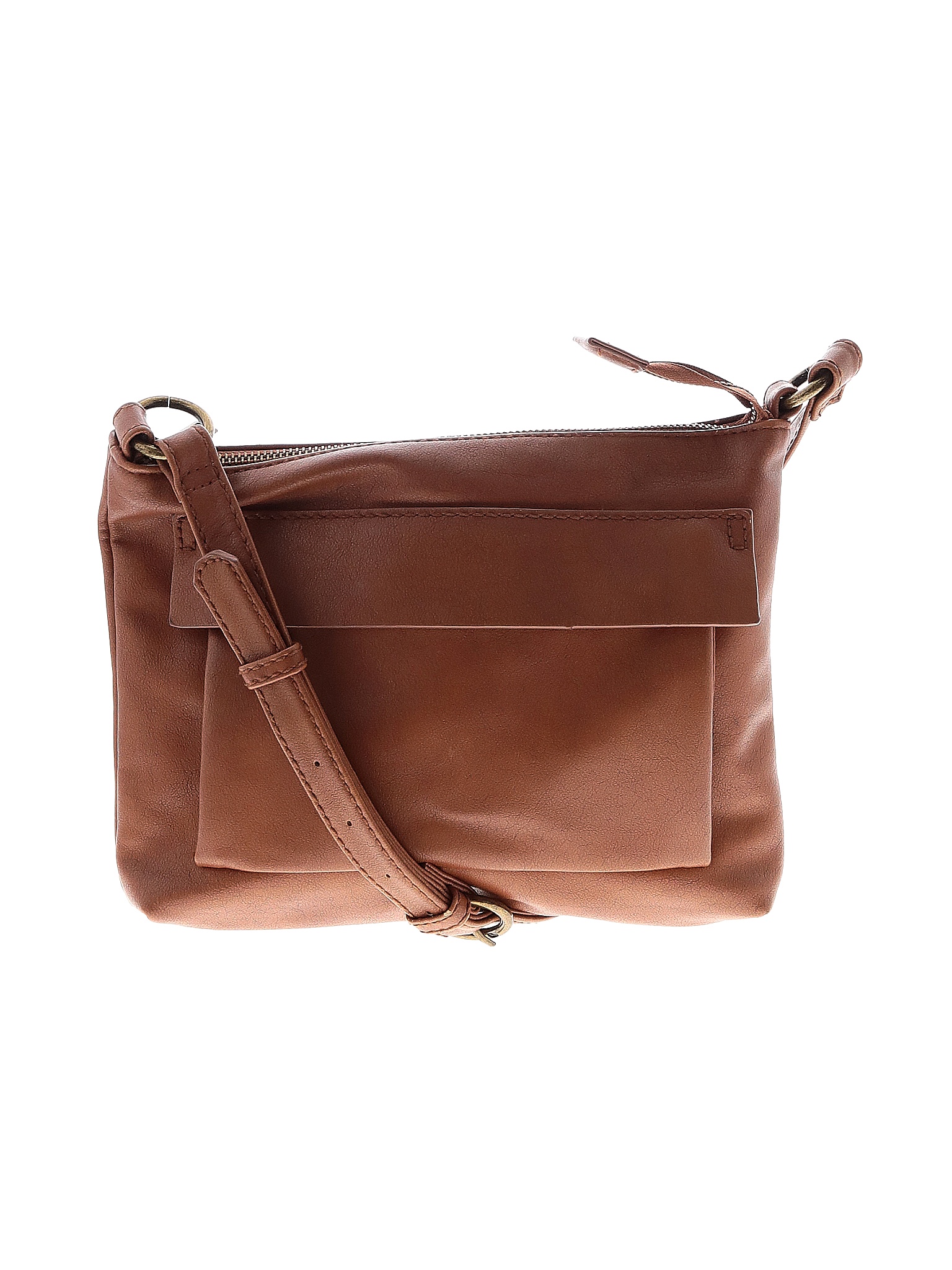 Assorted Brands Solid Brown Crossbody Bag One Size - 60% off | thredUP