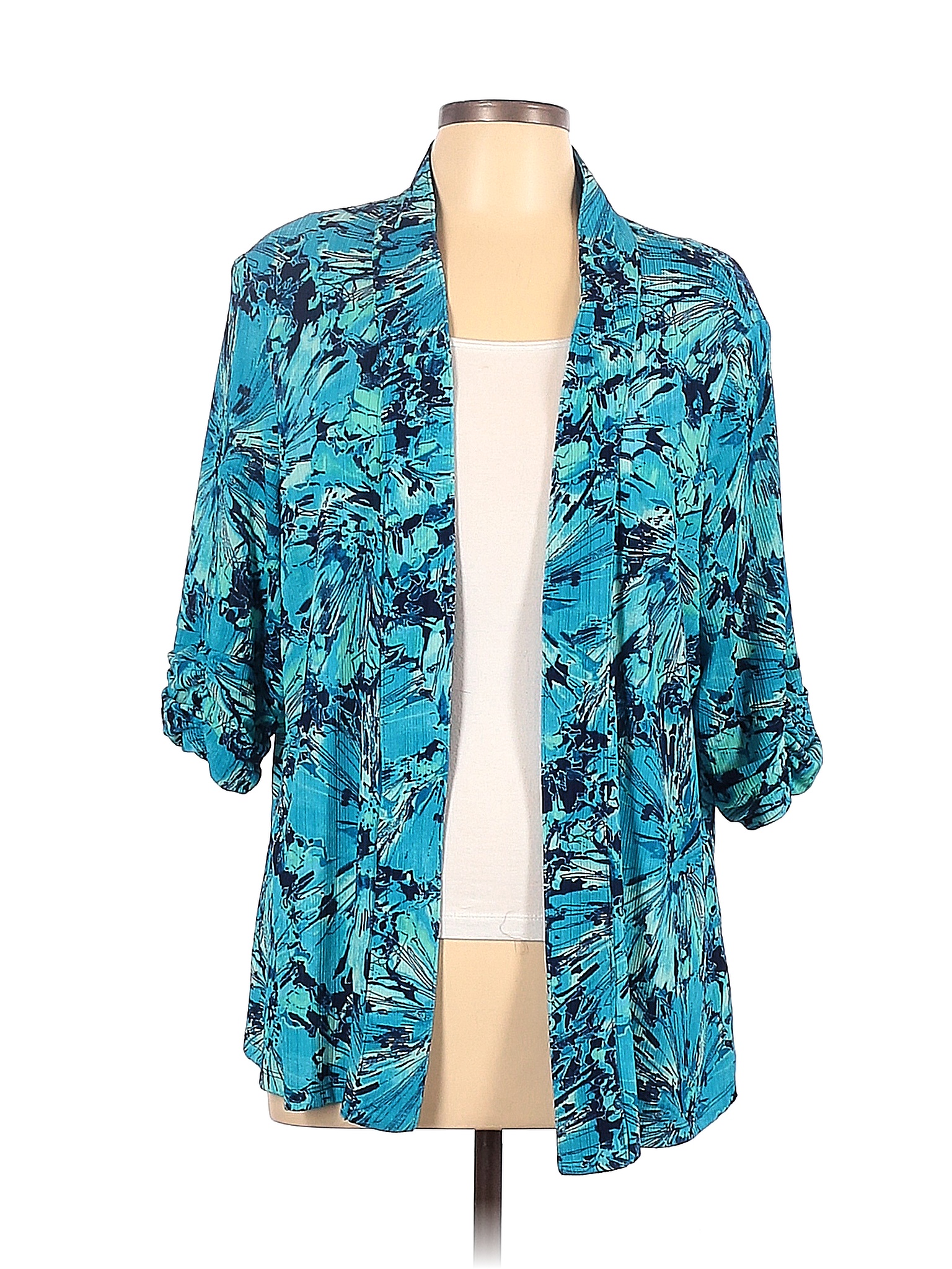TanJay Blue Cardigan Size L - 70% off | thredUP
