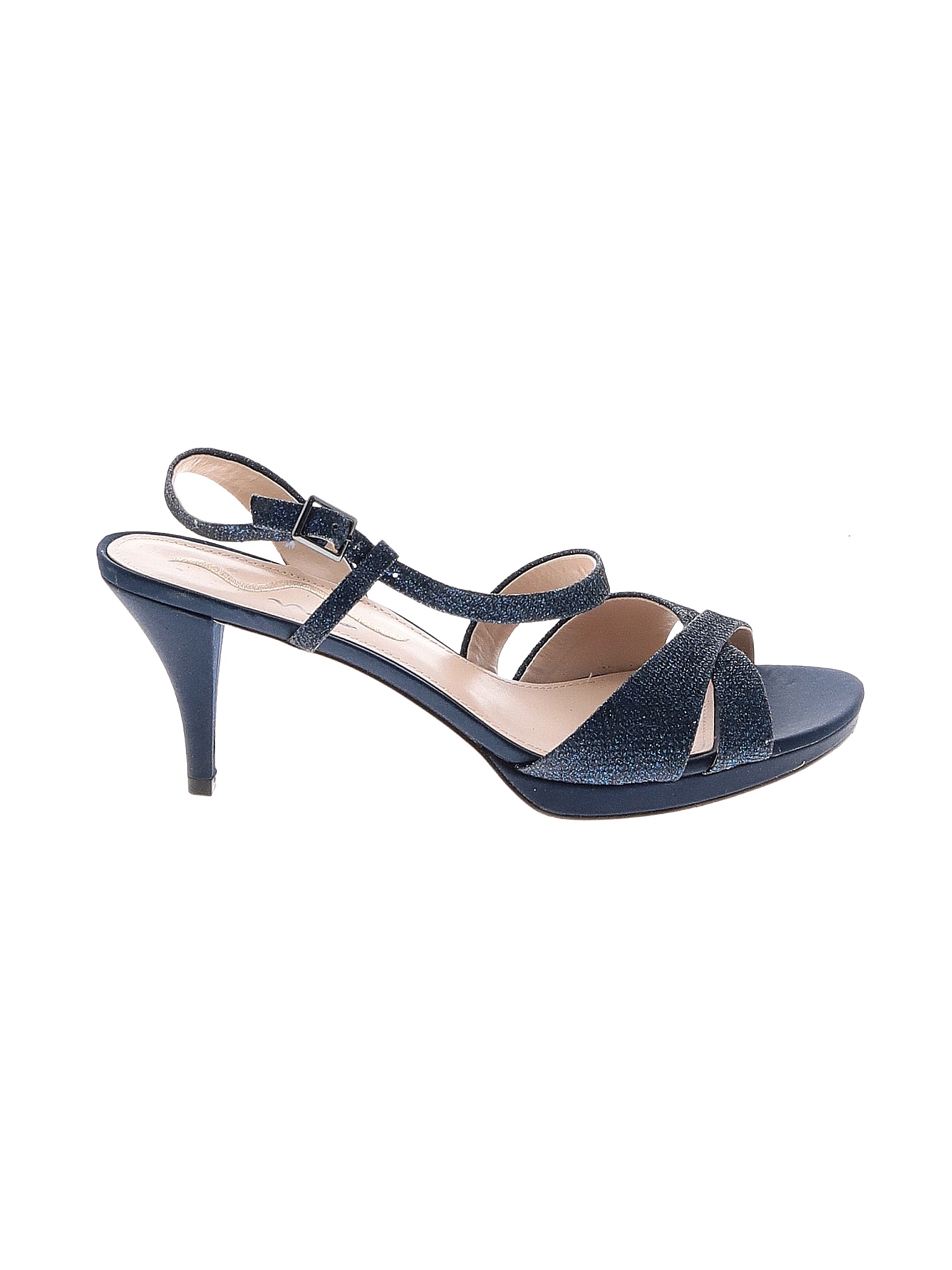 Nina Solid Blue Heels Size 9 12 71 Off Thredup