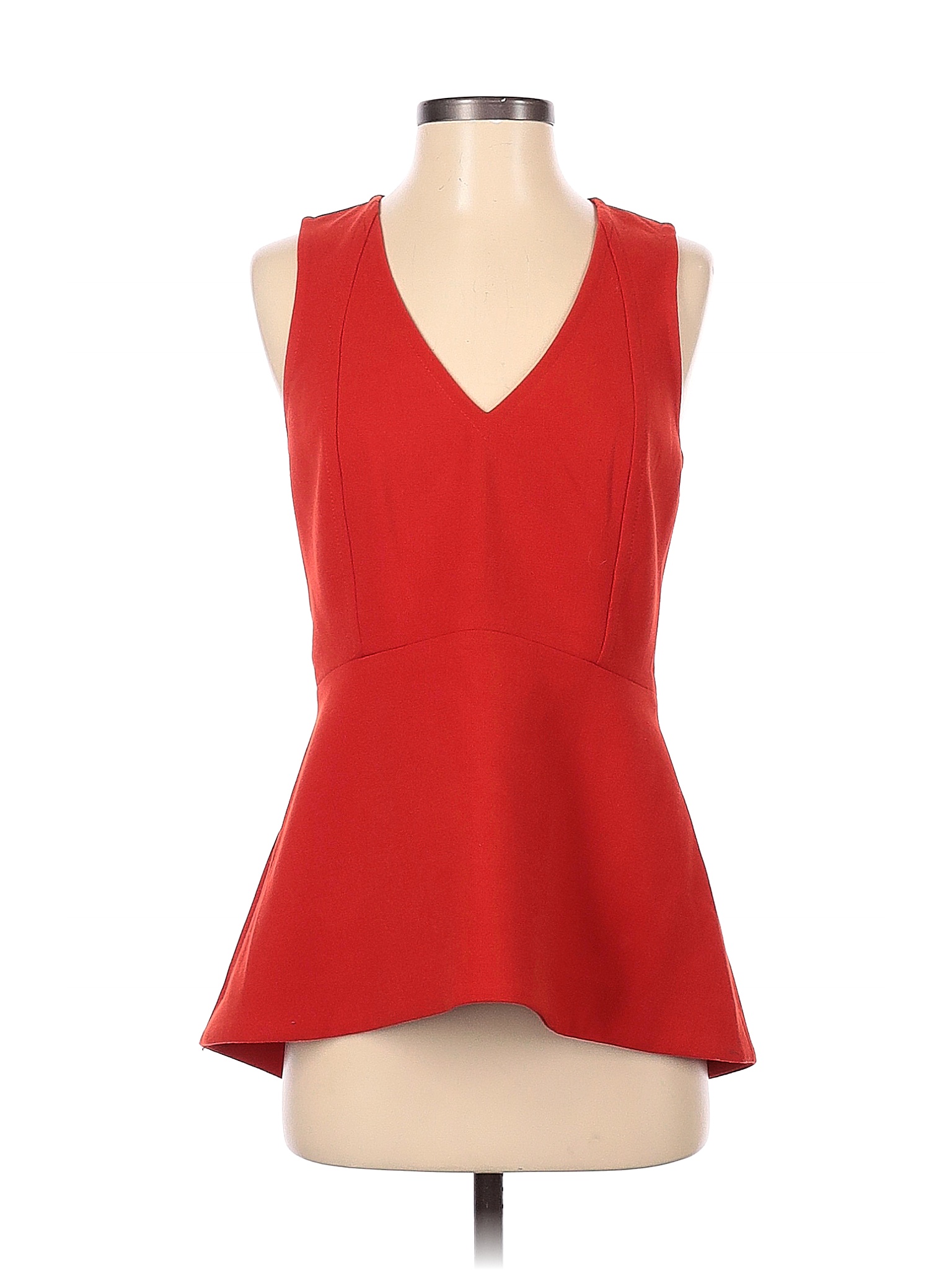 Leifsdottir Solid Colored Red Sleeveless Blouse Size 0 - 93% off | thredUP