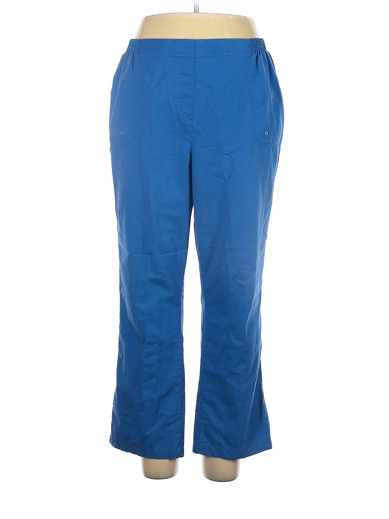 Allison Daley Solid Blue Casual Pants Size 16 - 52% off | thredUP