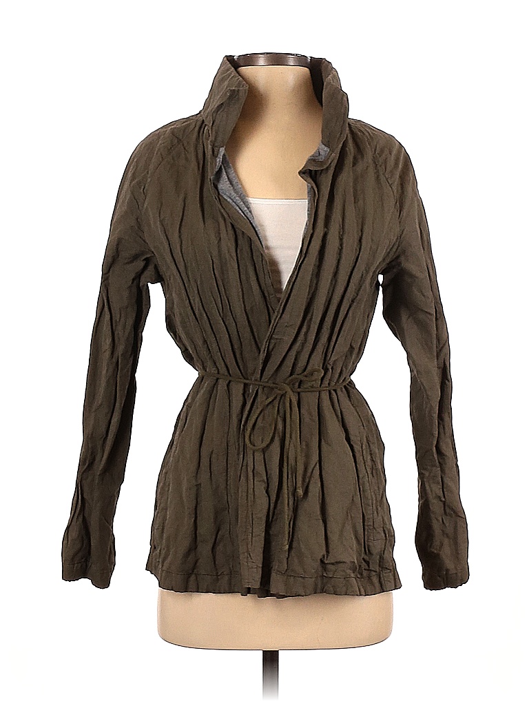 James Perse Solid Colored Green Jacket Size Sm (1) - 89% off | thredUP