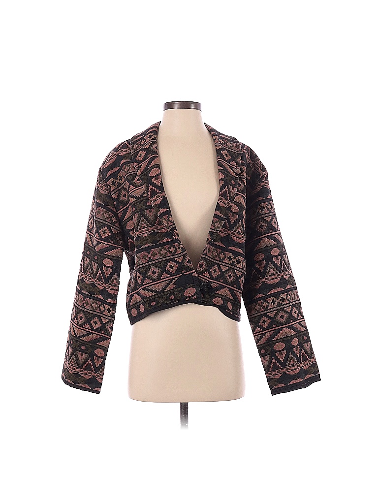 Casual Corner 100% Cotton Multi Color Tan Jacket Size M - 82% off | thredUP