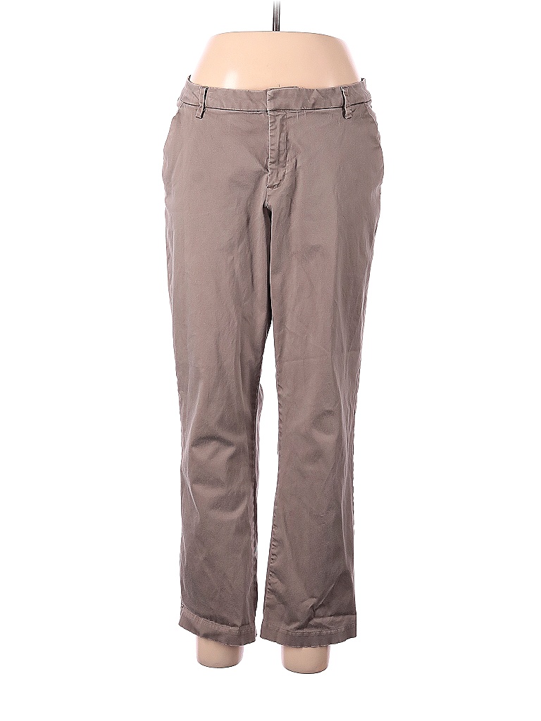 Lee Solid Tan Khakis Size 14 - 69% off | thredUP