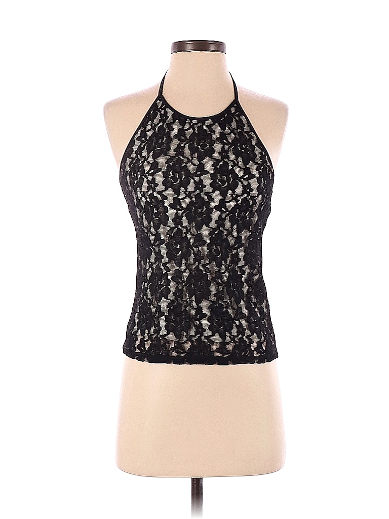 The Limited Floral Black Halter Top Size S - 81% off | thredUP