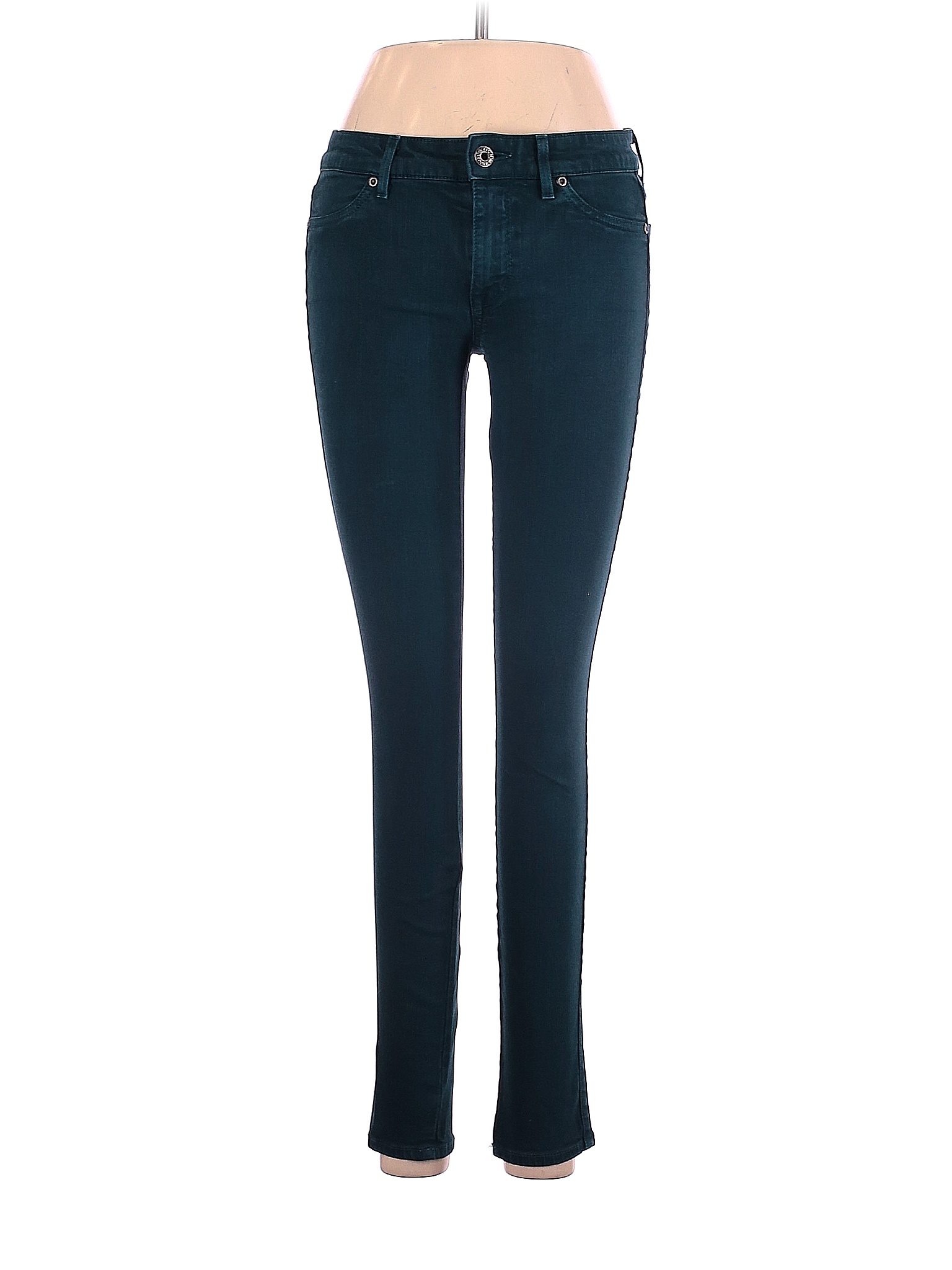 Rich & Skinny Teal Jeans 27 Waist - 92% off | ThredUp