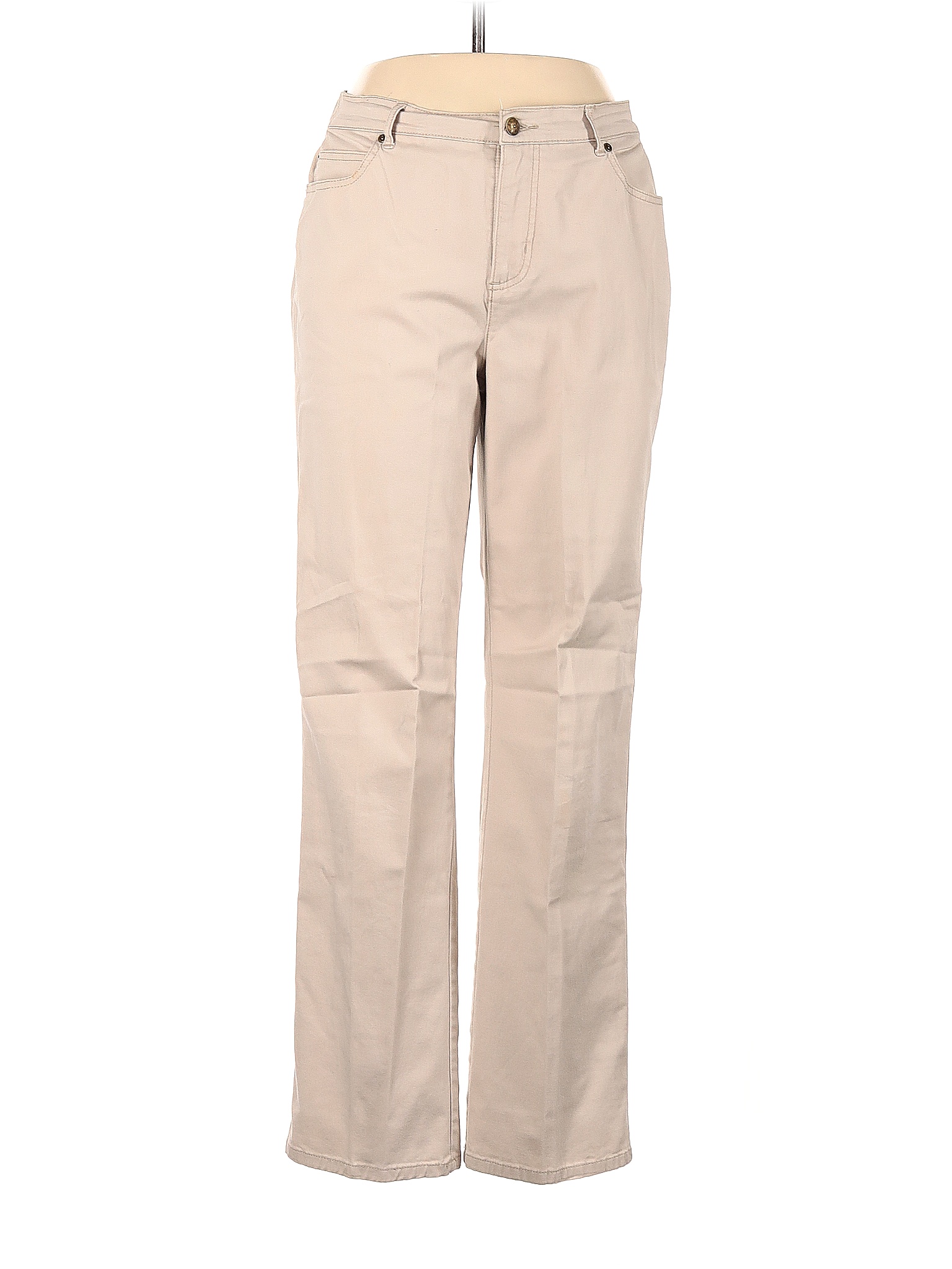 Erika Solid Tan Khakis Size 10 - 52% off | thredUP