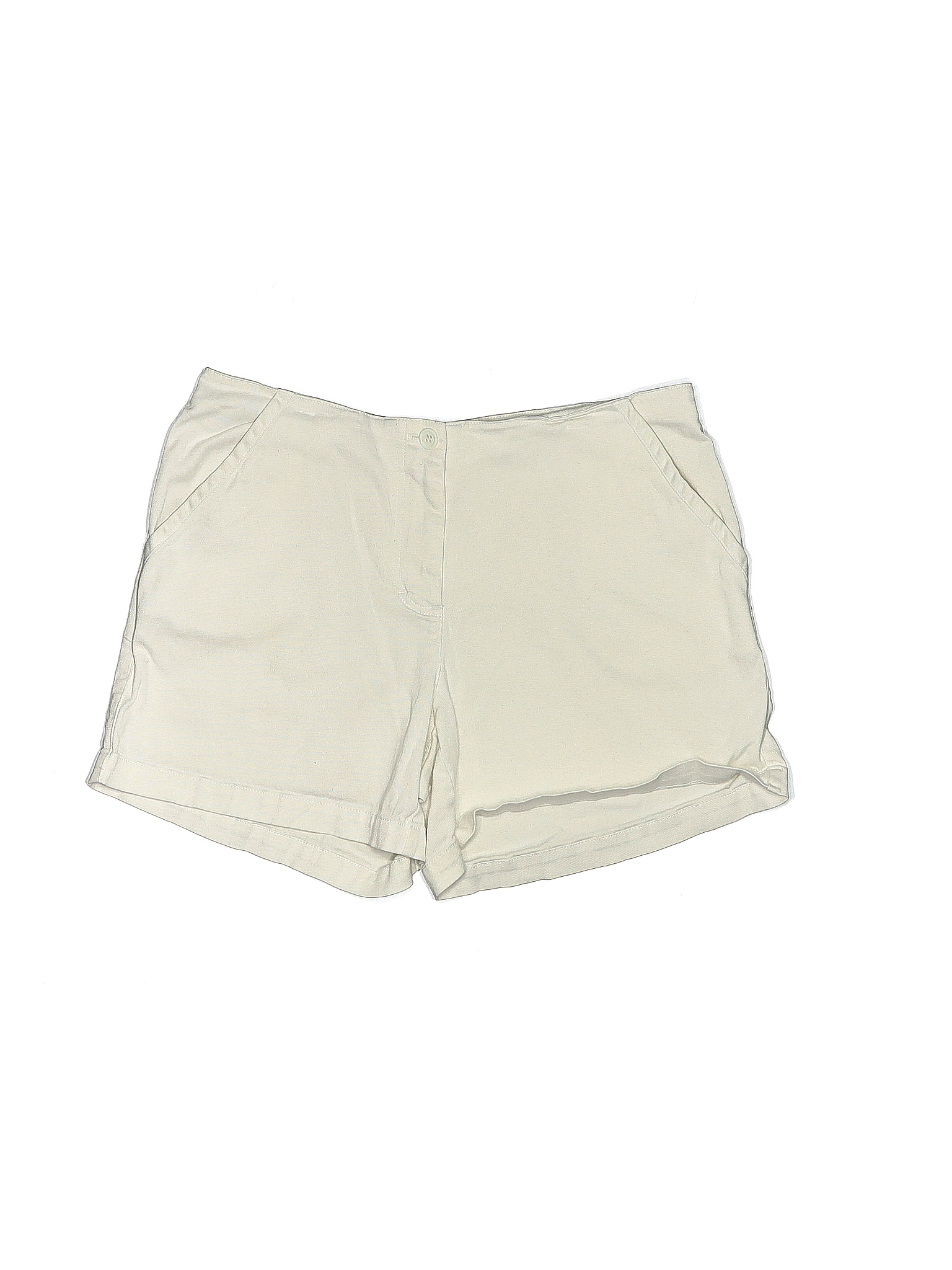 Boston Proper Solid White Shorts Size 6 - 86% off | thredUP