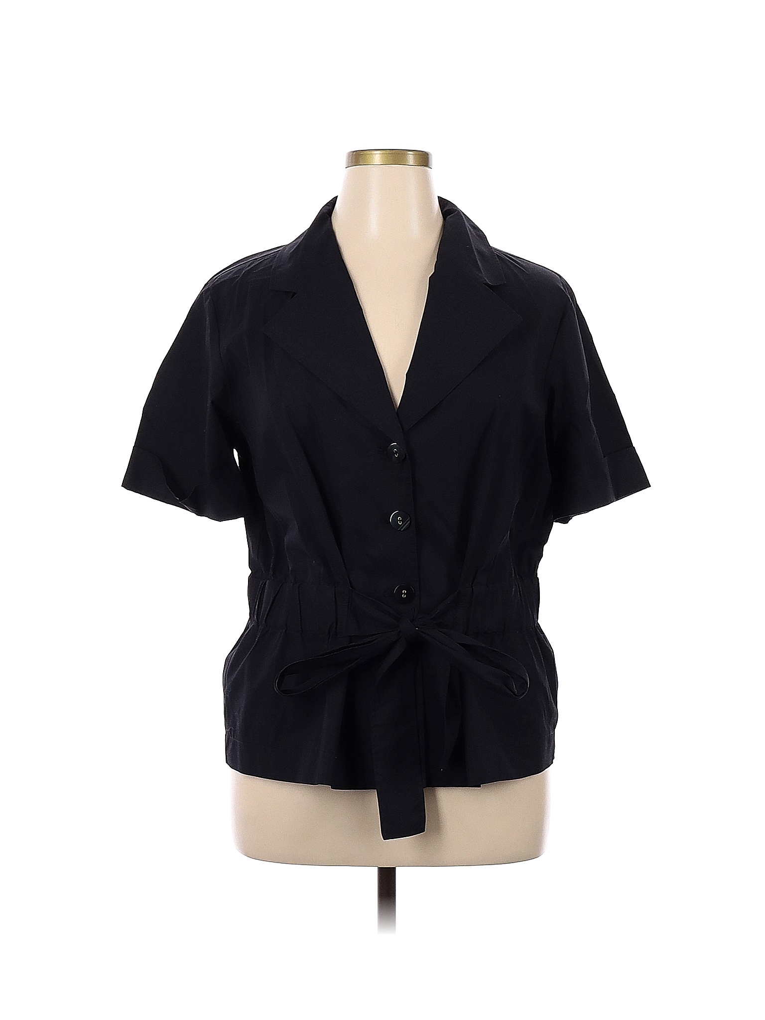 Covington Solid Black Cardigan Size XL (Petite) - 81% off | thredUP