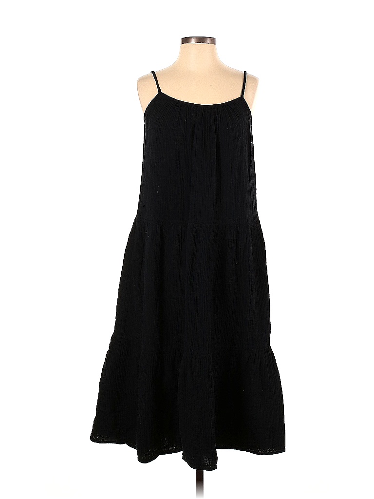 H&M Solid Black Casual Dress Size XS - 53% off | thredUP