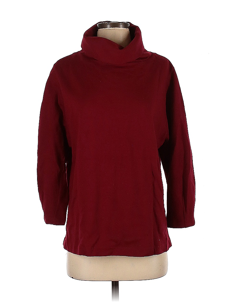 Cos Solid Maroon Red Turtleneck Sweater Size S - 86% off | thredUP