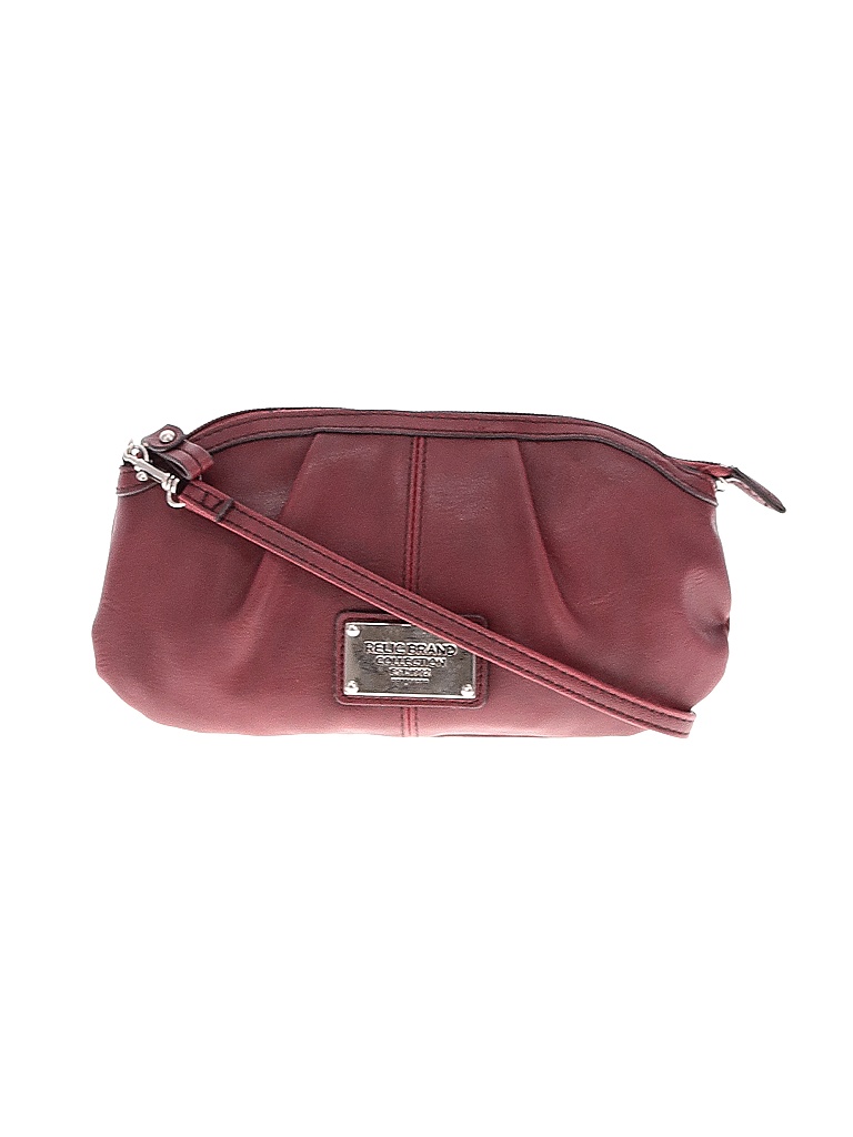 Relic Solid Maroon Burgundy Crossbody Bag One Size - 70% off | thredUP