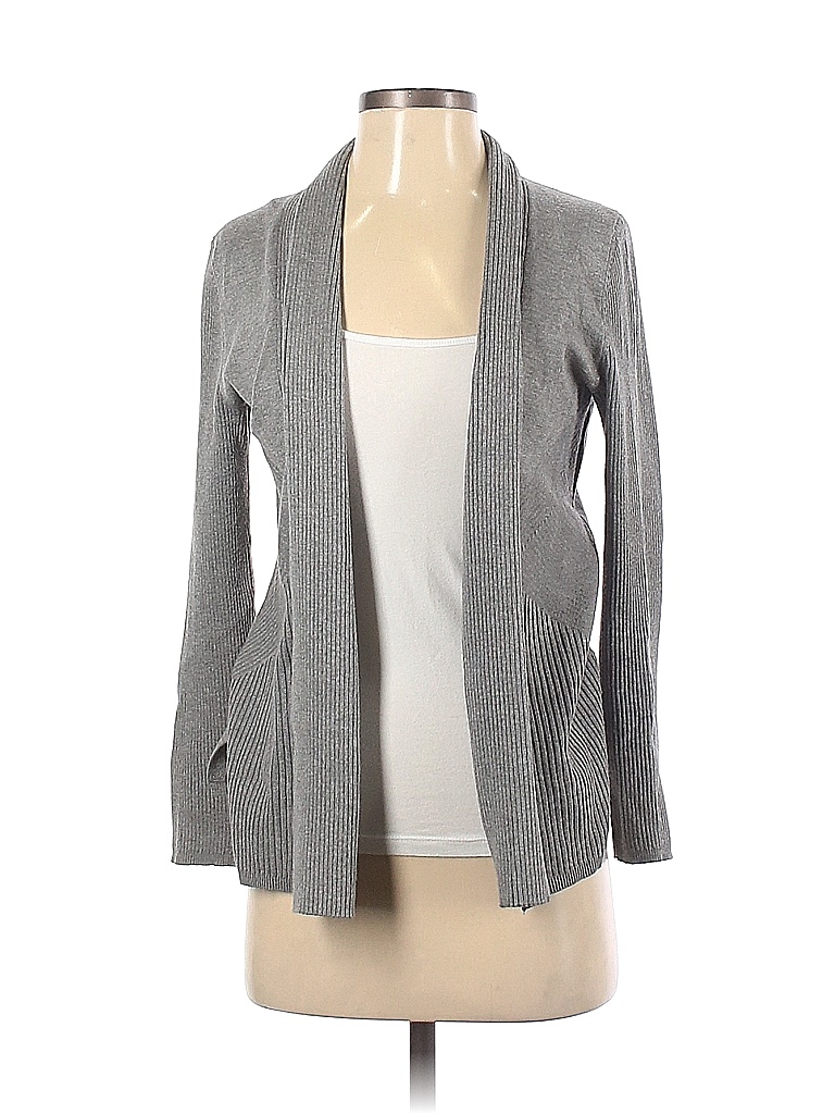 Cable & Gauge Solid Gray Cardigan Size S - 77% off | thredUP