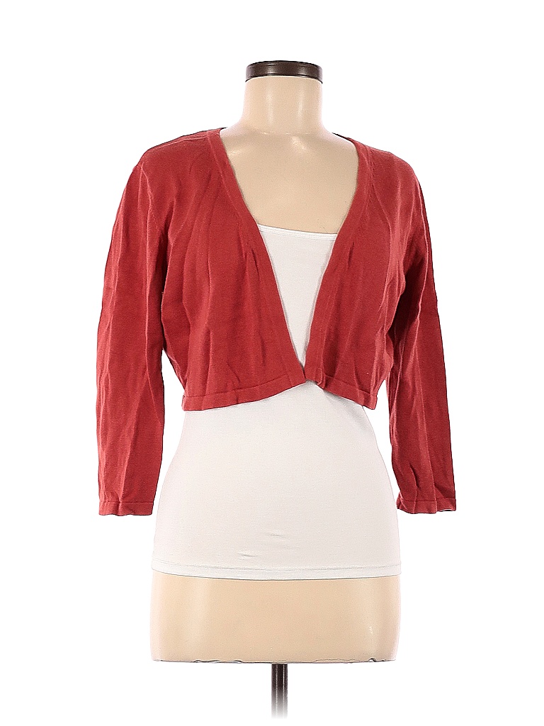 North Style 100% Cotton Solid Red Burgundy Shrug Size M - 81% off | thredUP