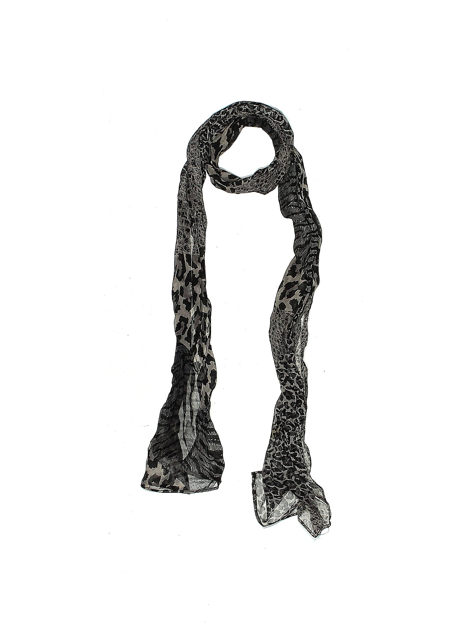 Cejon 100% Silk Gray Silk Scarf One Size - 71% off | thredUP