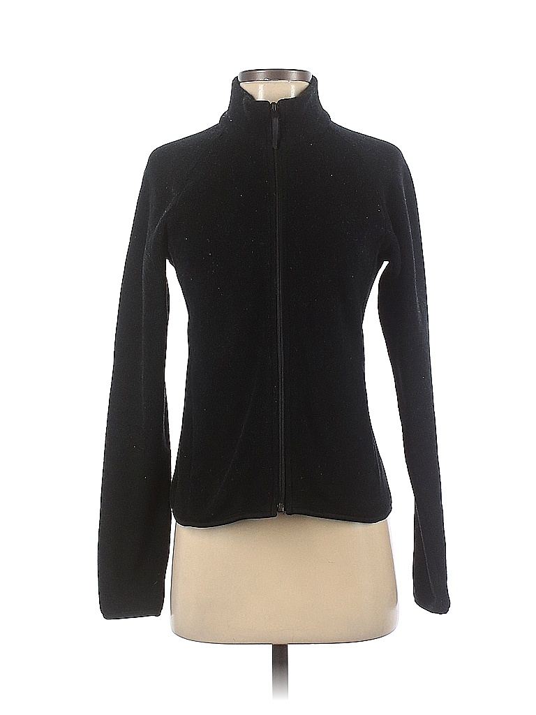 Uniqlo 100% Polyester Solid Black Fleece Size XS - 86% off | thredUP