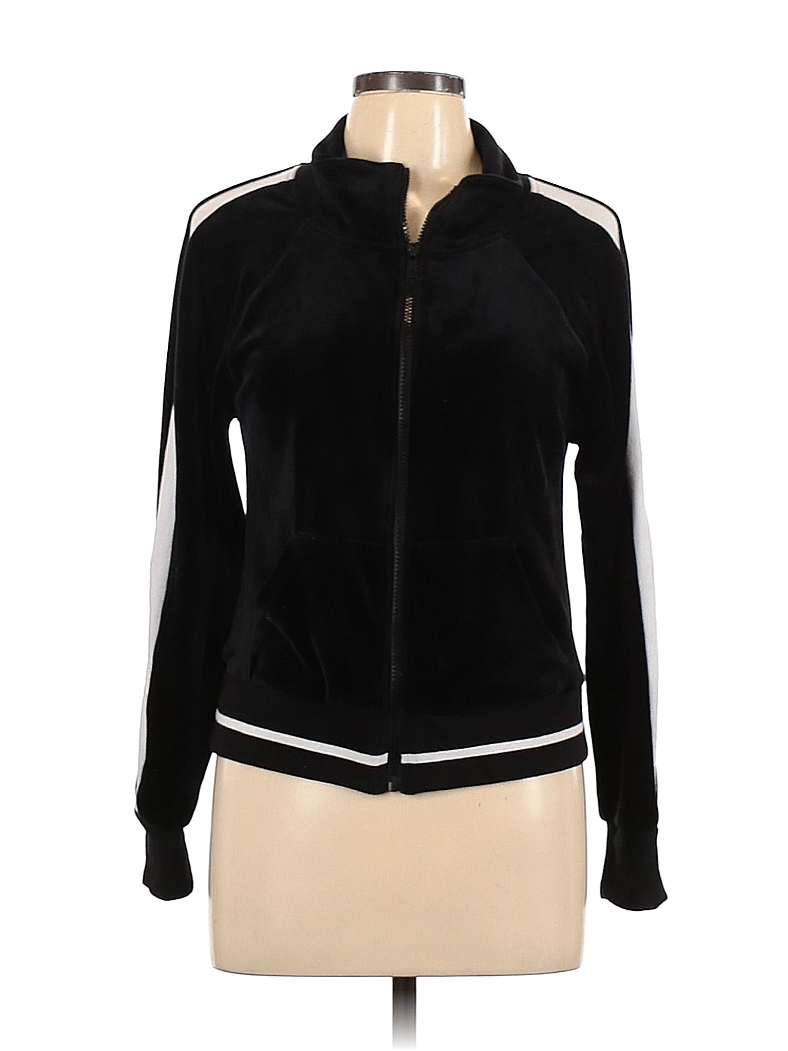 Socialite Solid Black Jacket Size L - 47% off | ThredUp