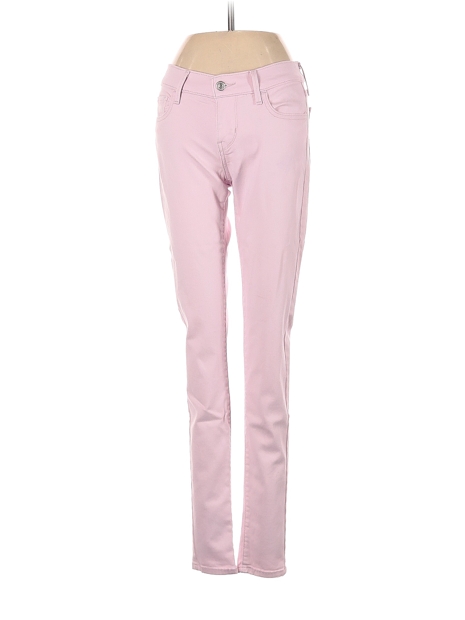 Levi's Solid Pink Jeans 25 Waist - 75% off | thredUP