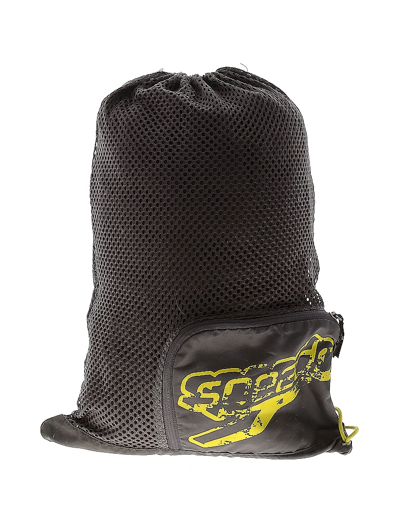 Speedo Graphic Solid Black Gray Backpack One Size - 66% off | thredUP