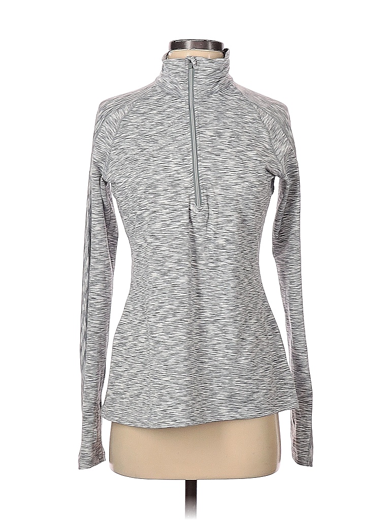 Athleta Color Block Gray Track Jacket Size S - 67% off | thredUP