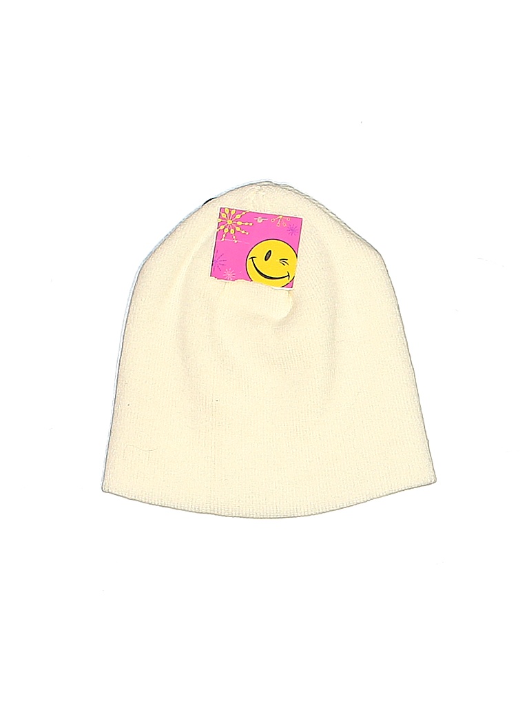 Joe Boxer 100% Acrylic Solid Ivory White Beanie One Size (Tots) - 11% ...