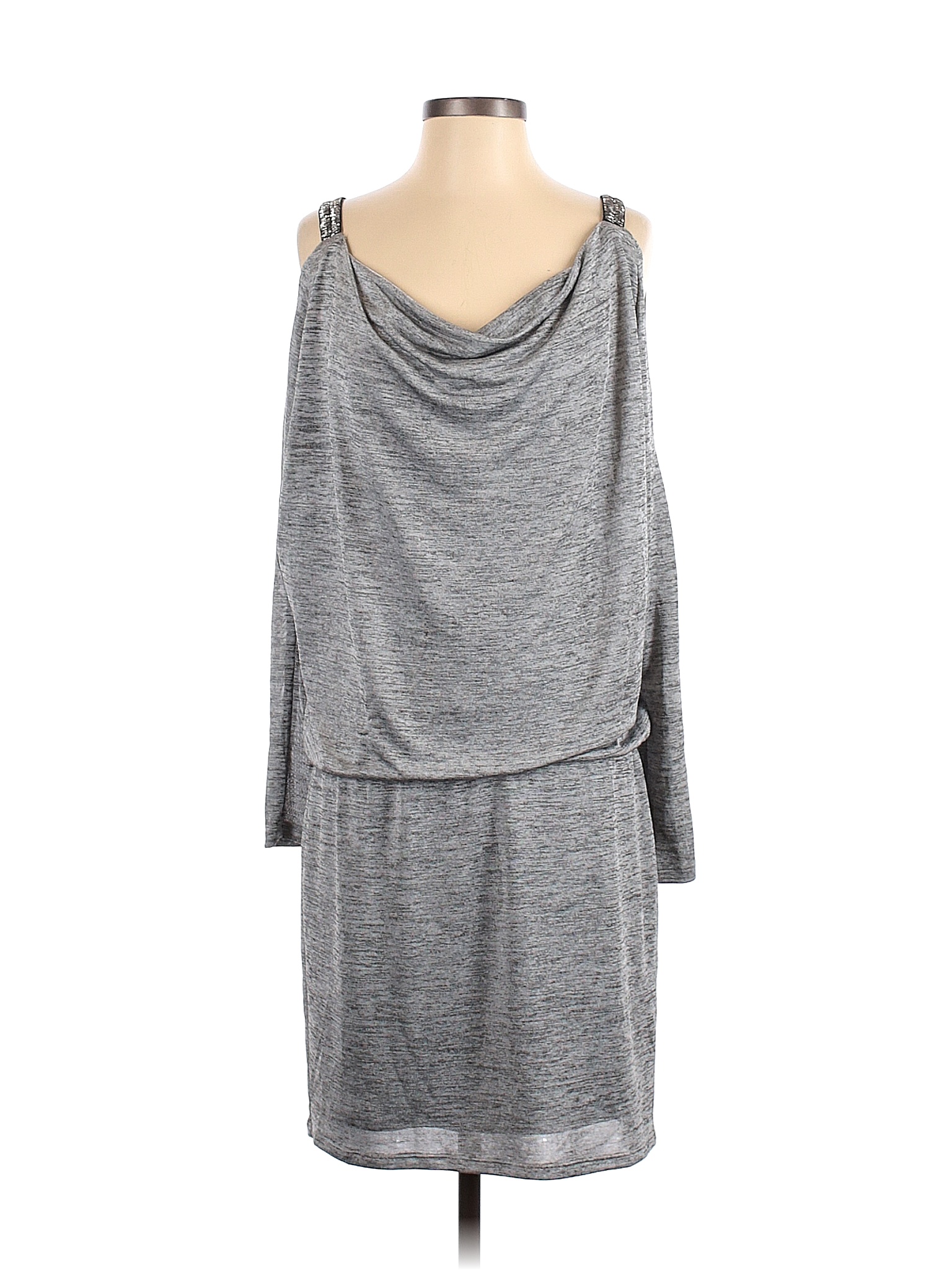 White House Black Market Gray Casual Dress Size S 93 Off Thredup
