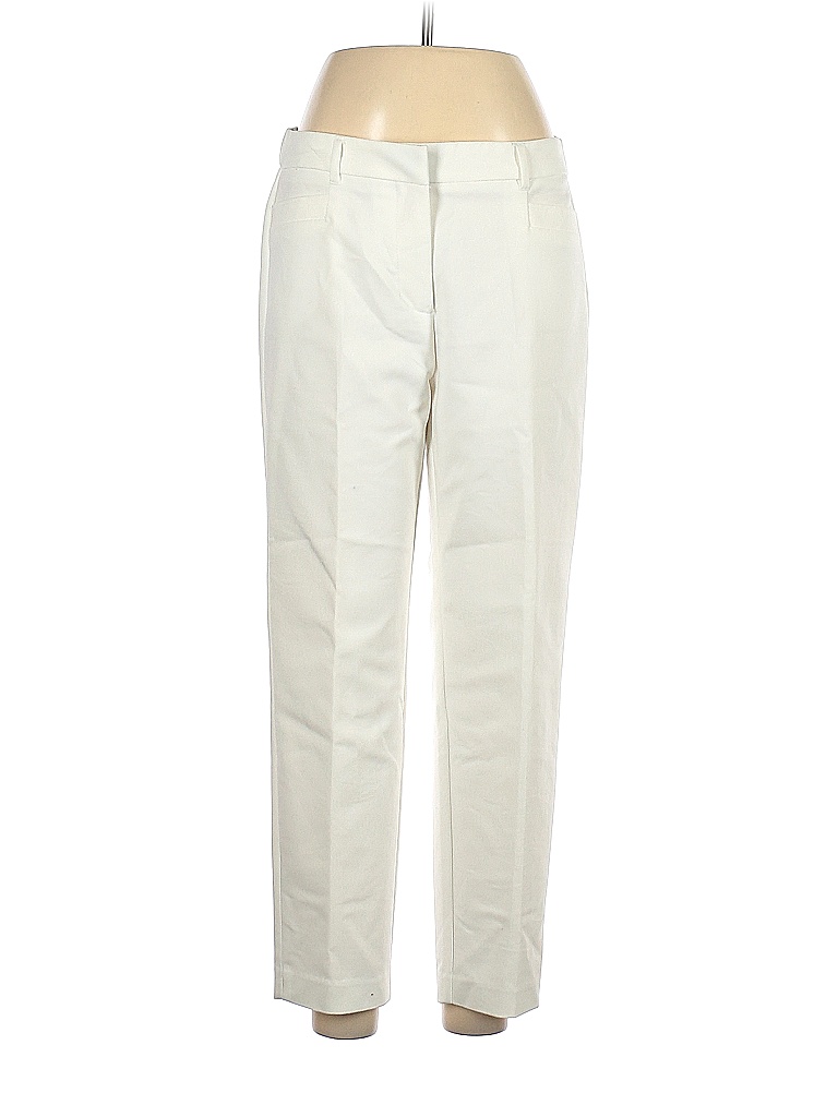 Dana Buchman Solid White Casual Pants Size 8 - 85% off | thredUP